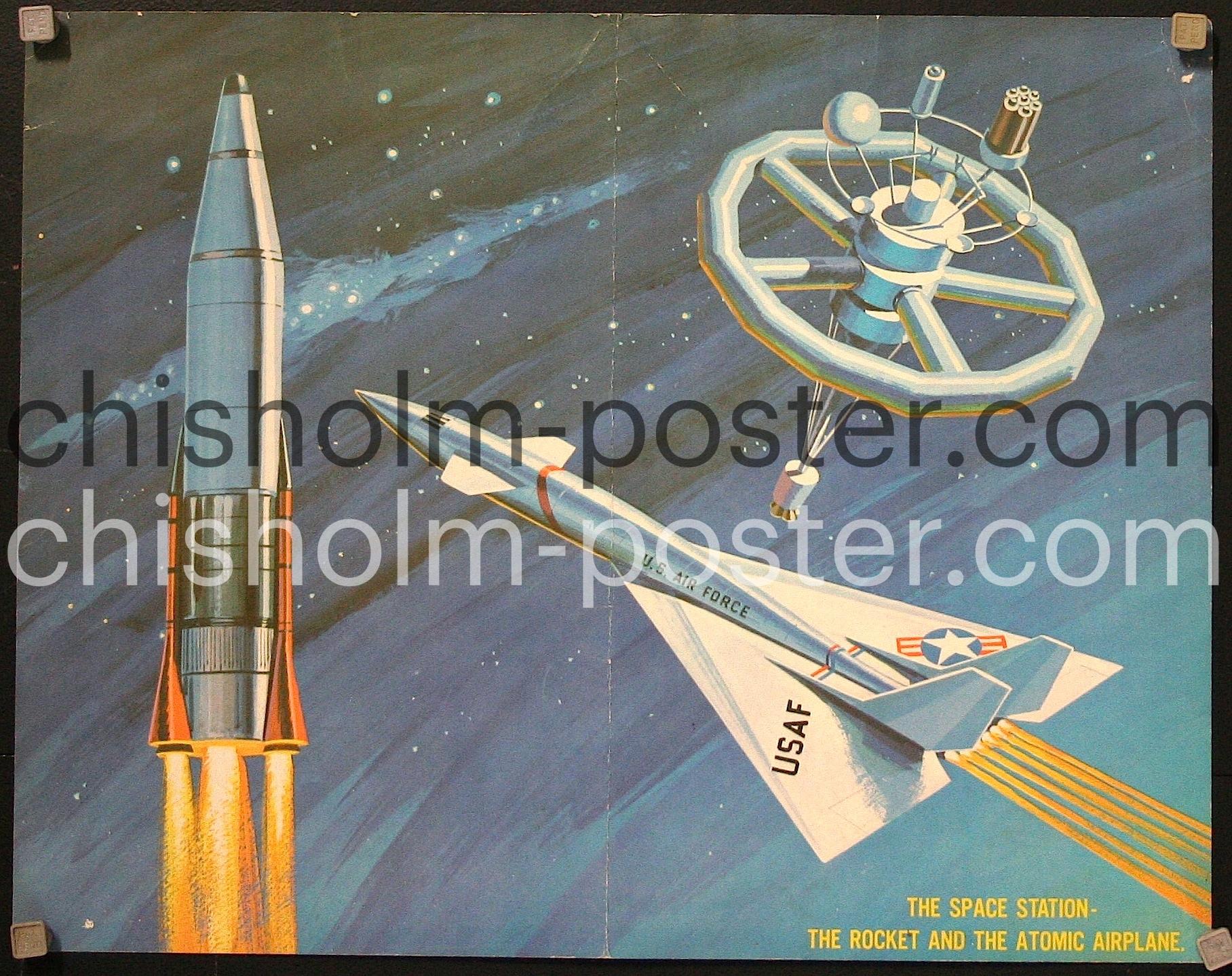 USAF- The Space Station- The Rocket and the Atomic Airplane | Original ...