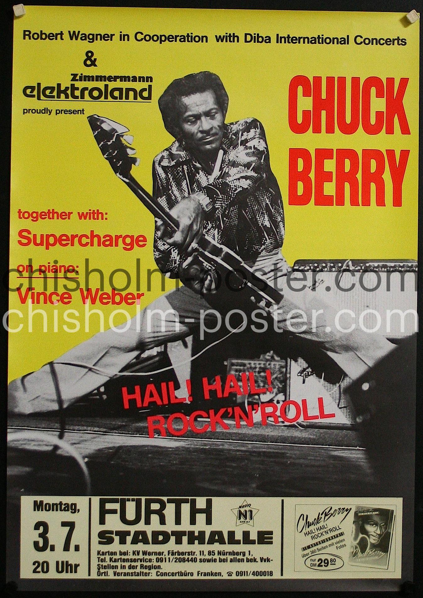 Chuck Berry - Hail! Hail! Rock'n'roll- Furth Stadthalle | Original ...