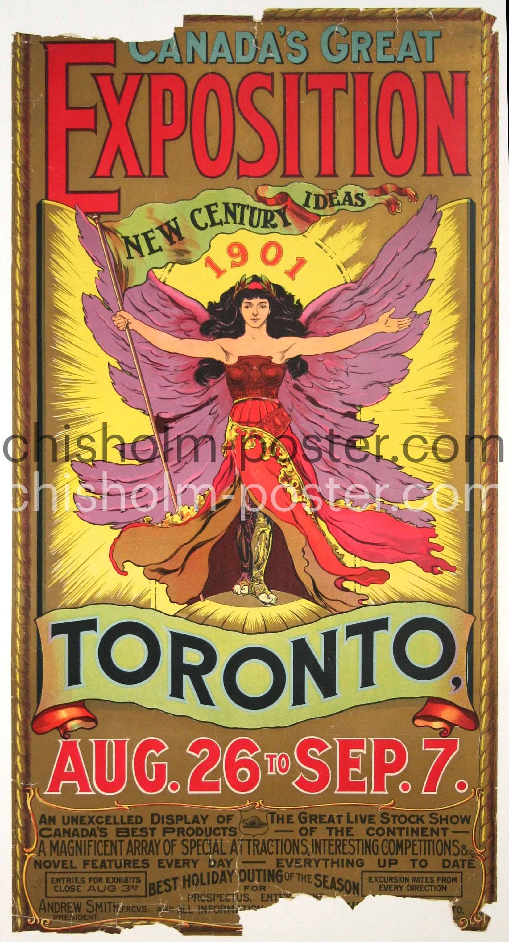Canada's Great Exposition, Toronto - Fragment | Original Vintage Poster ...