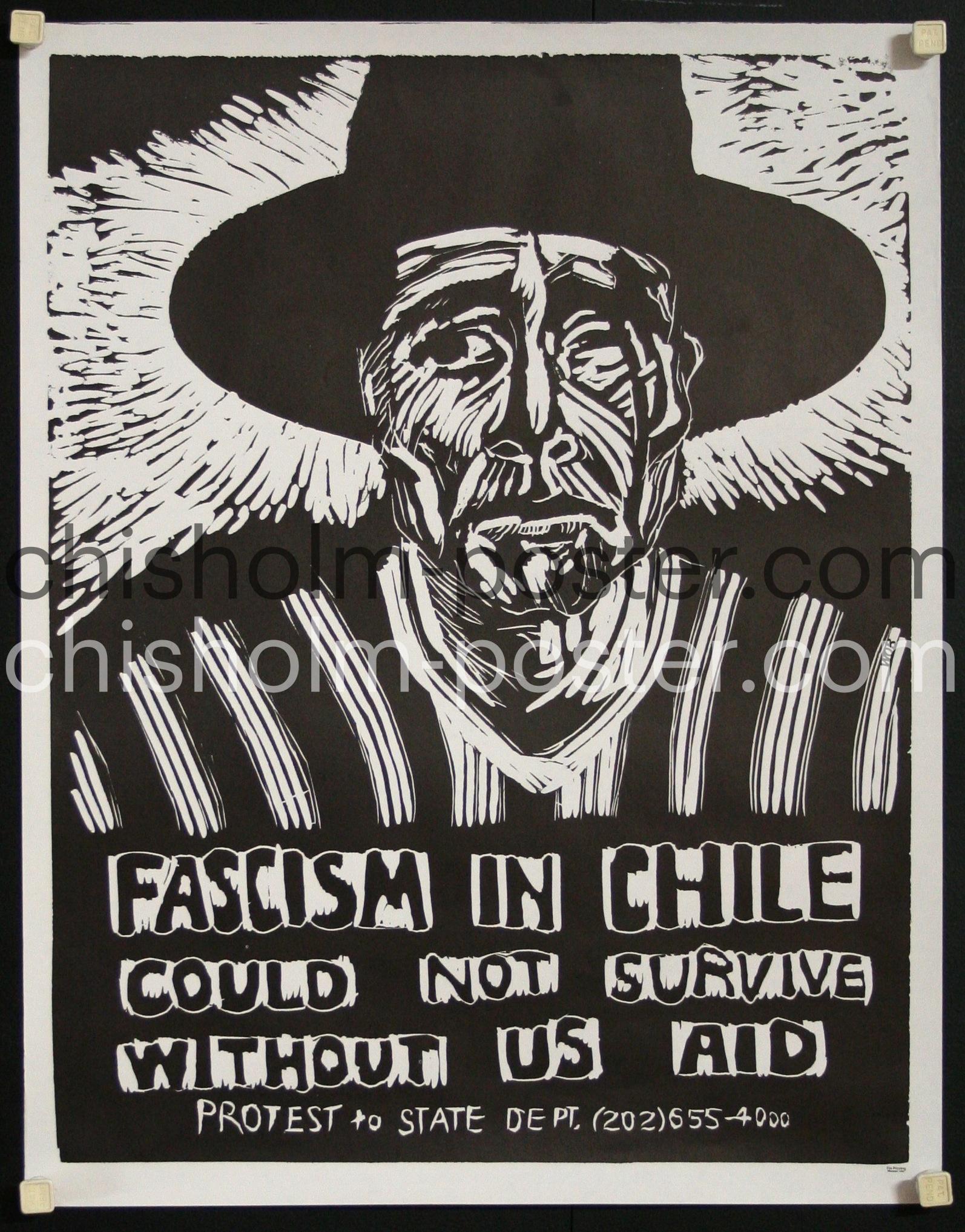 Fascism in Chile | Original Vintage Poster | Chisholm Larsson Gallery