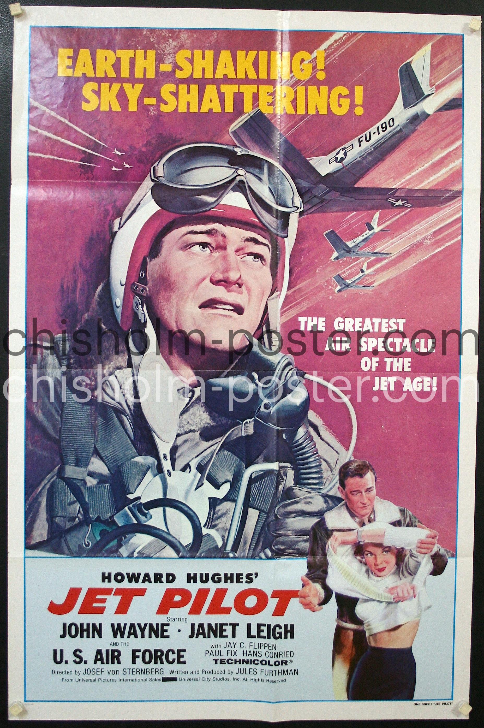 Jet Pilot ( re-release ? ) | Original Vintage Poster | Chisholm Larsson ...