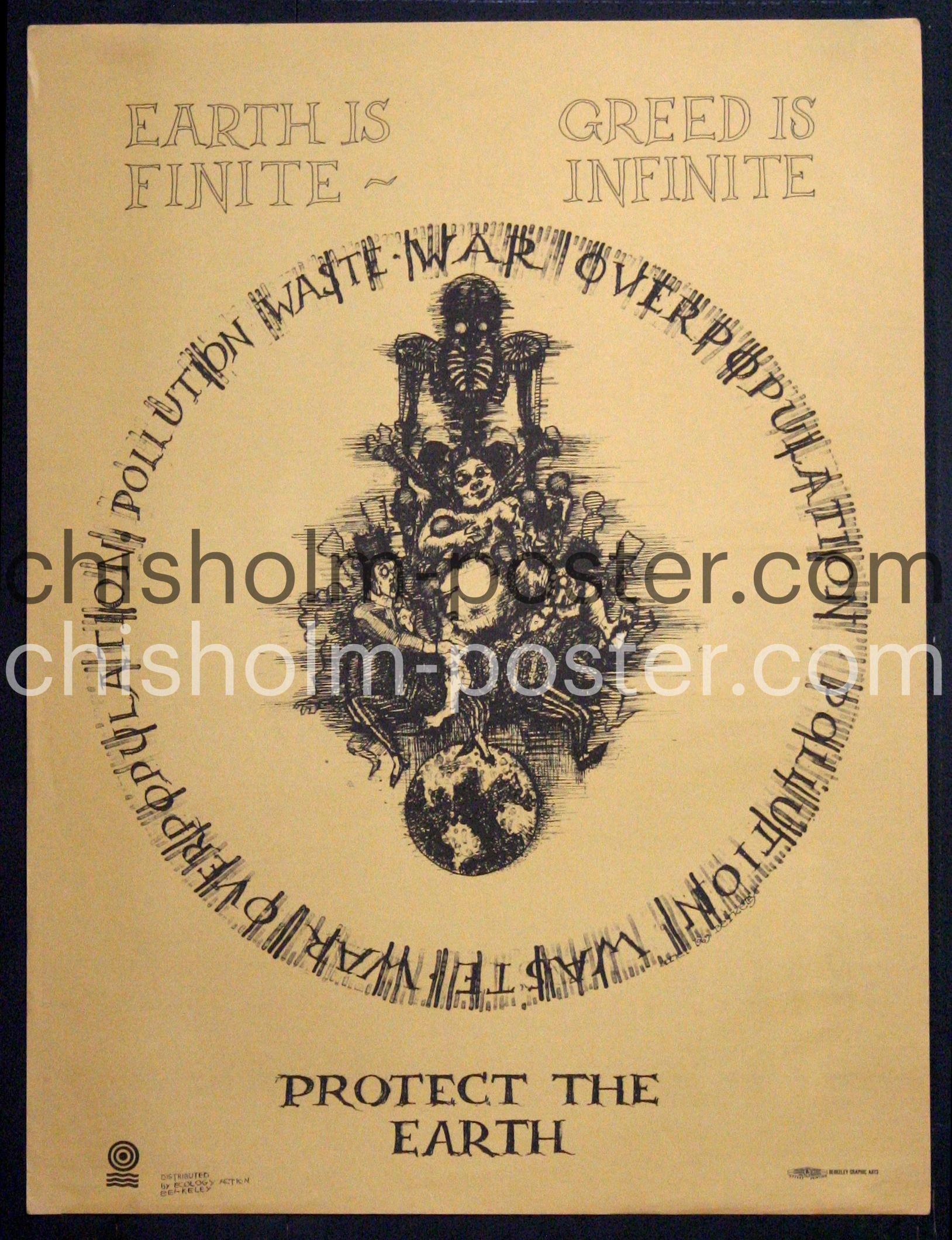 Earth is Finite, Greed is Infinite, Protect the Earth | Original ...