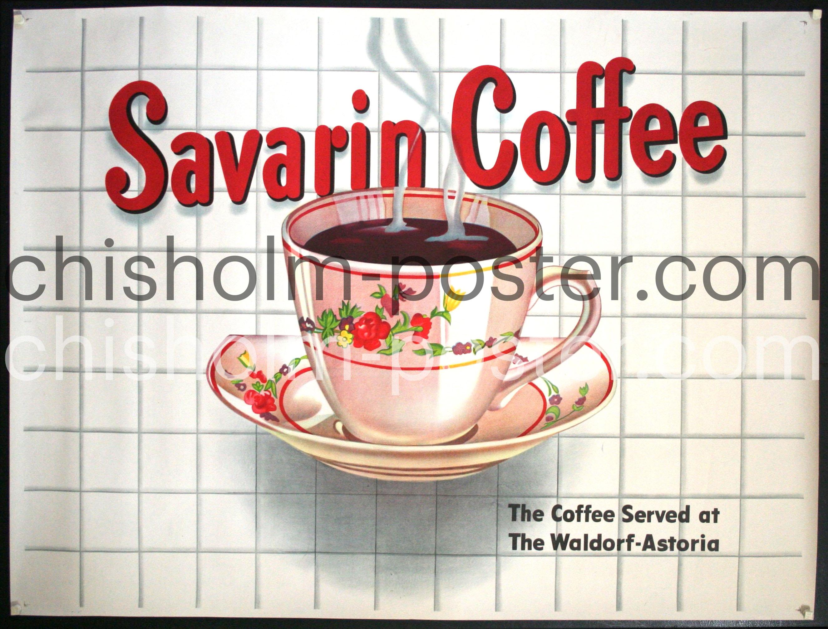Savarin Coffee | Original Vintage Poster | Chisholm Larsson Gallery
