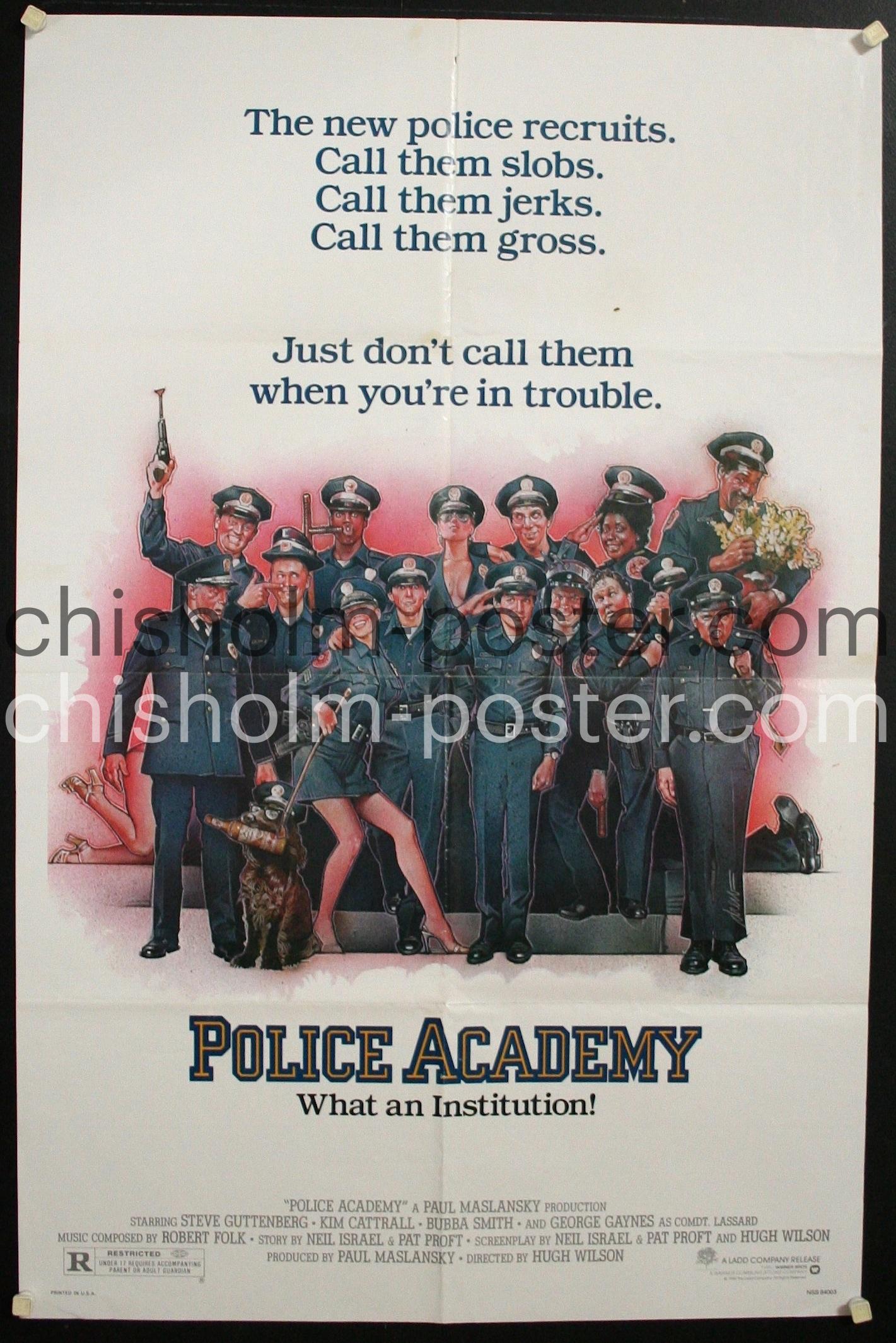 Police Academy | Original Vintage Poster | Chisholm Larsson Gallery