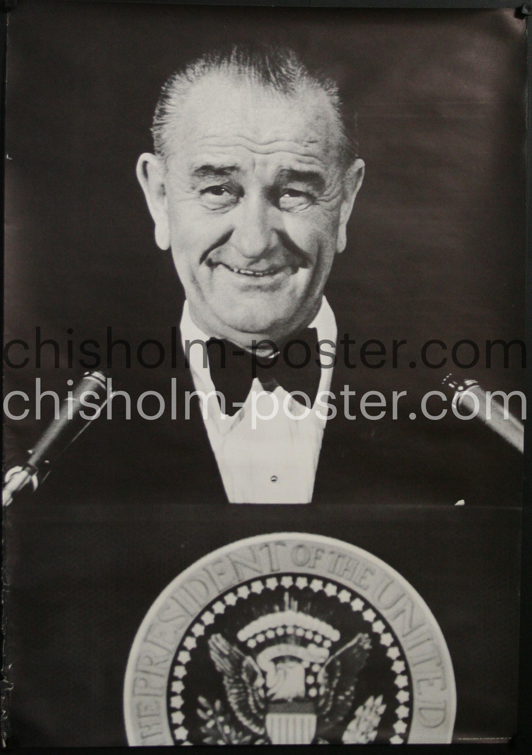 LBJ, Lyndon B. Johnson - Personality Posters | Original Vintage Poster ...