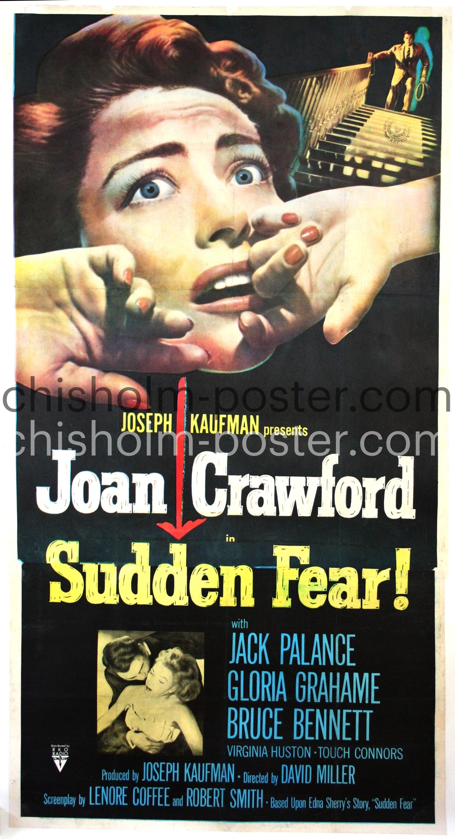 Sudden Fear! | Original Vintage Poster | Chisholm Larsson Gallery
