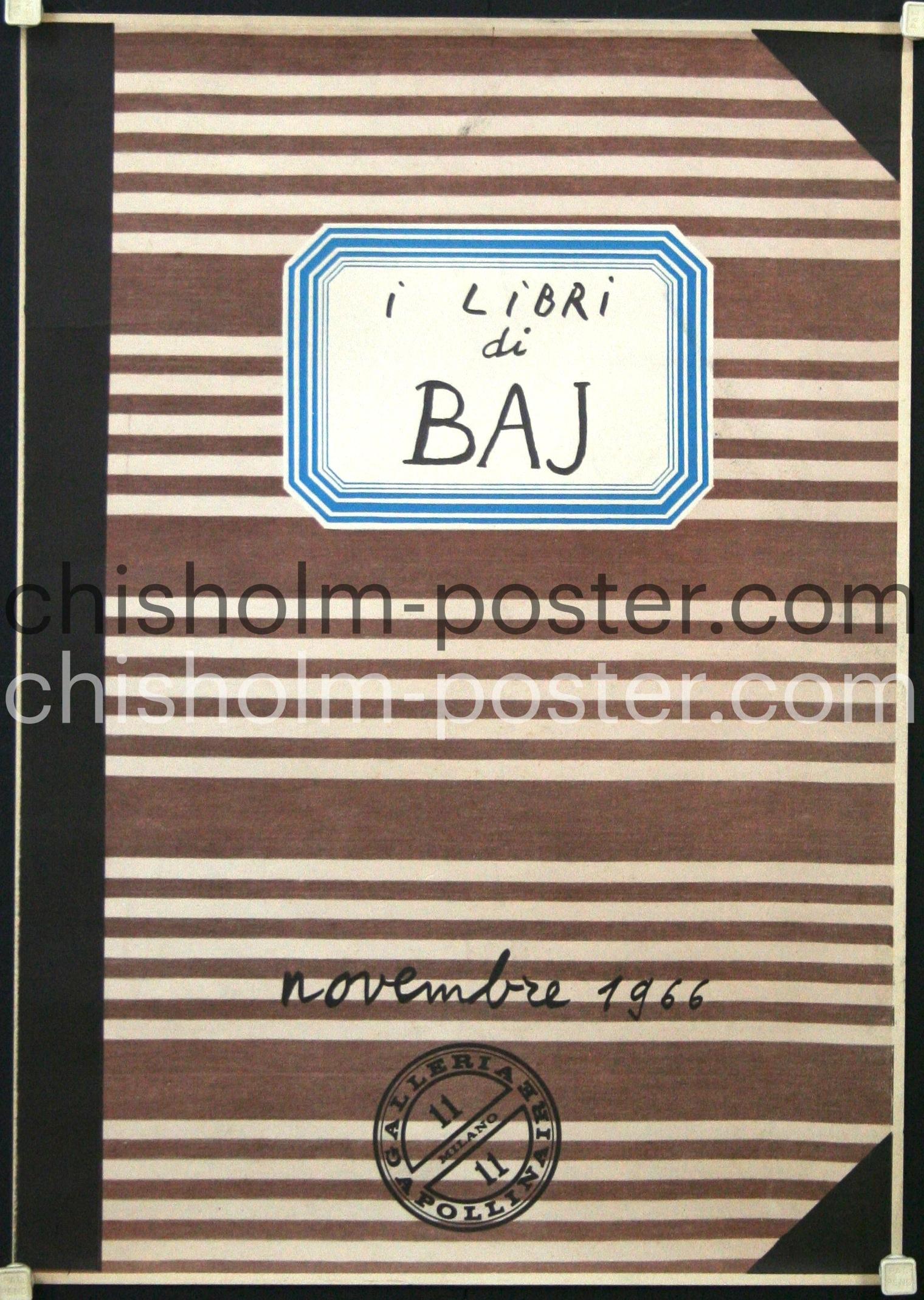 Libri di Baj - Galleria a Pollinaire | Original Vintage Poster ...