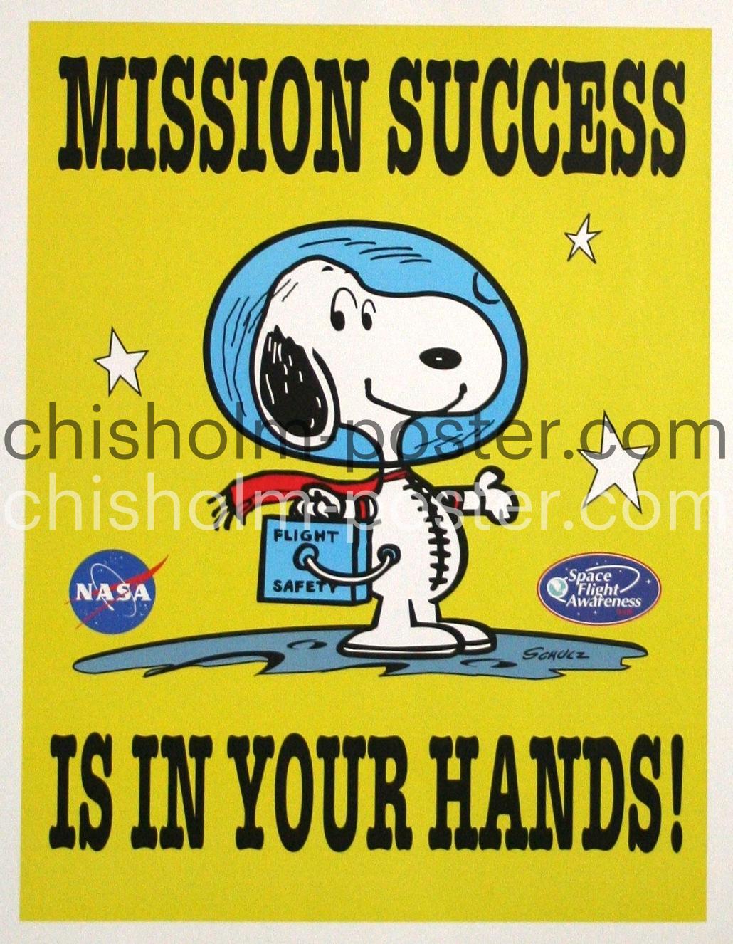 Mission Success is in Your Hands (Peanuts/ Snoopy) NASA | Original ...