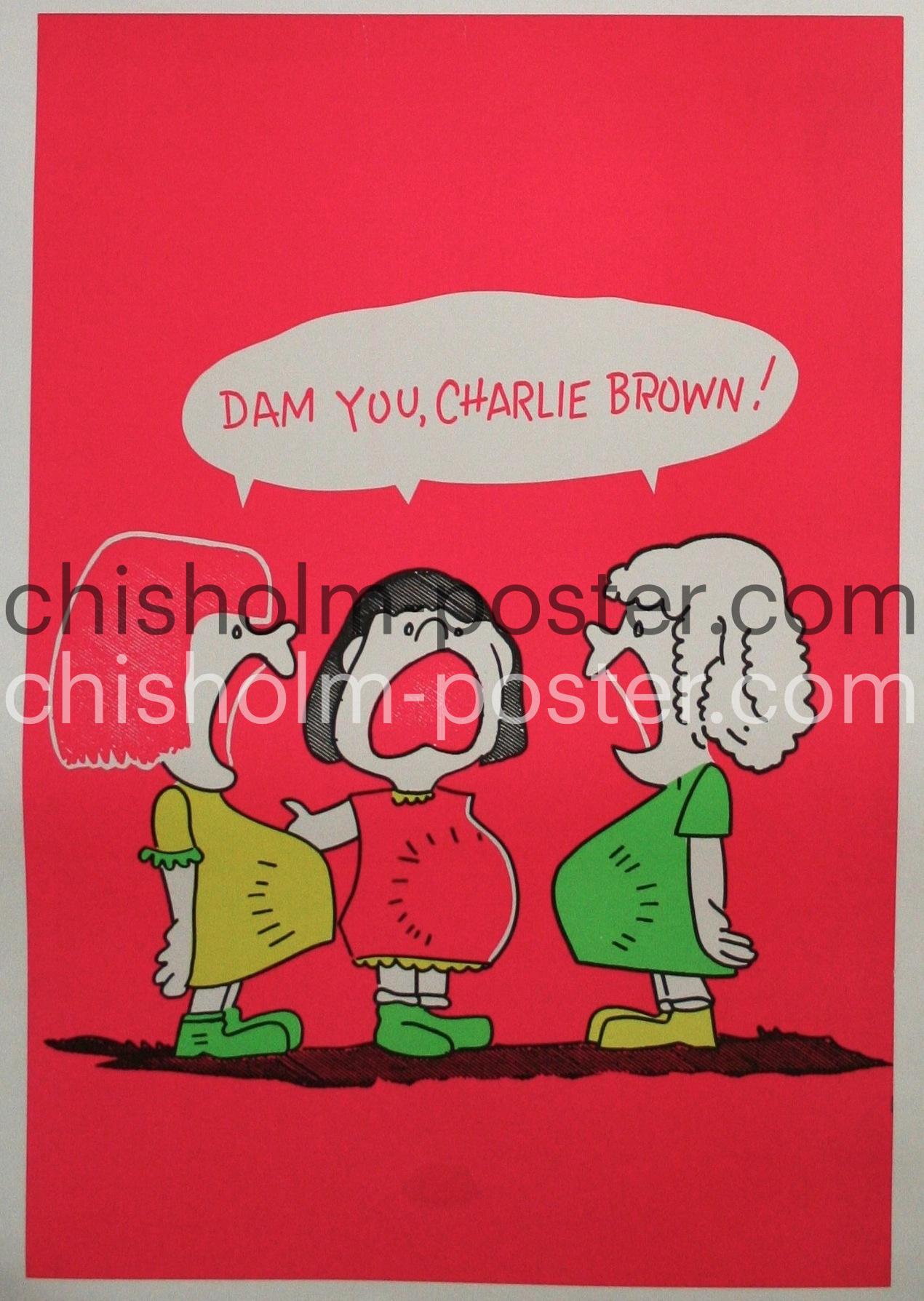 Dam You, Charlie Brown! | Original Vintage Poster | Chisholm Larsson ...