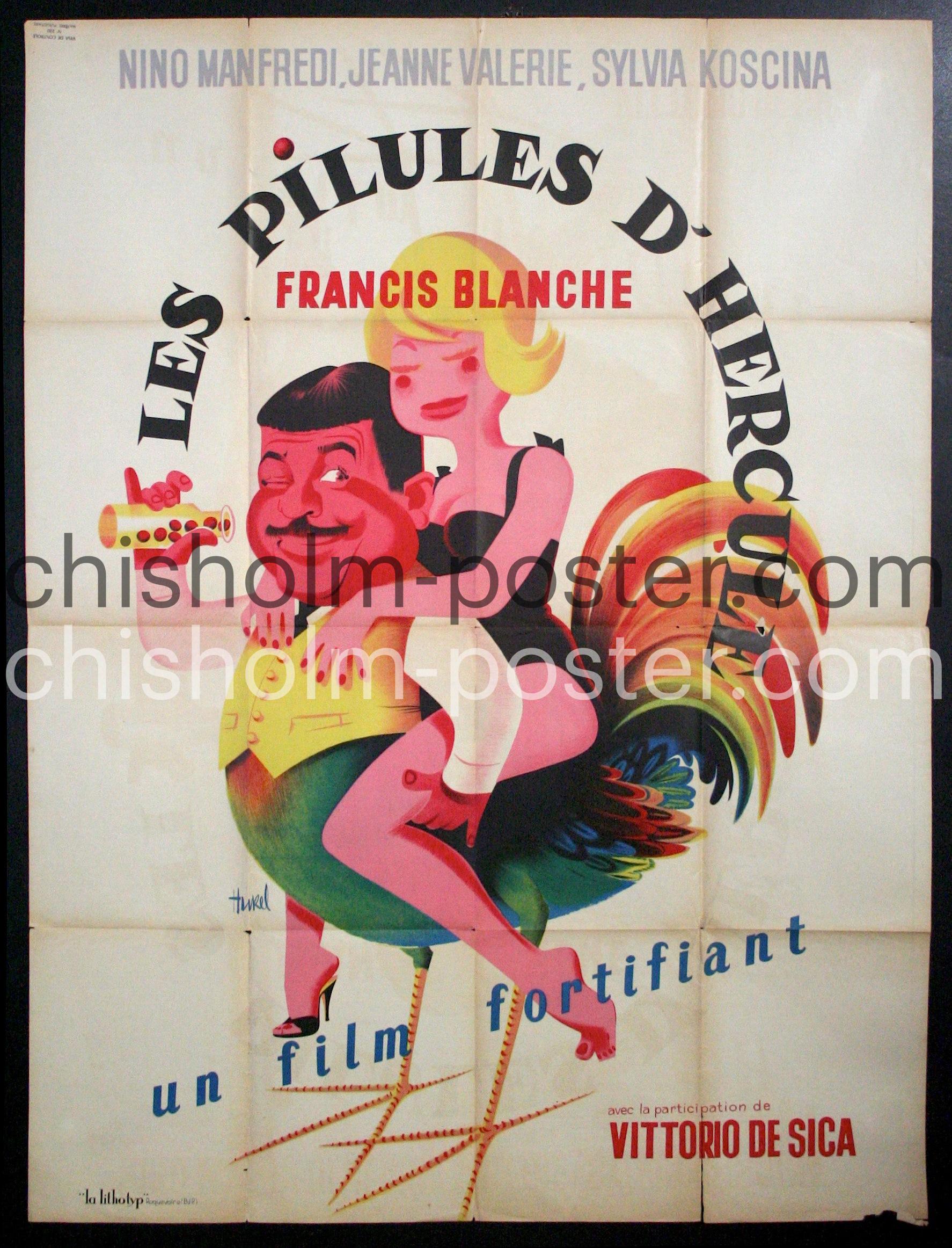 Les Pilules d'Hercule (Le pillole di Ercole) | Original Vintage Poster ...