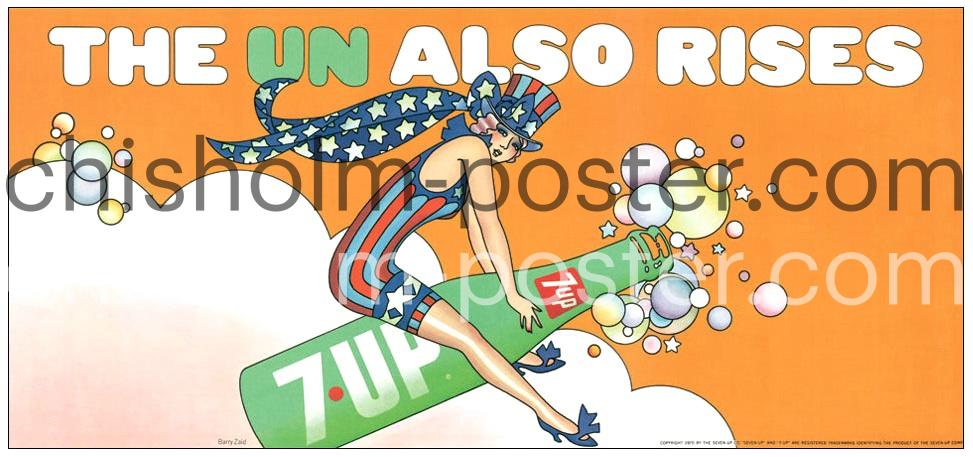 The UN Also Rises - 7up 7-up Billboard | Original Vintage Poster ...