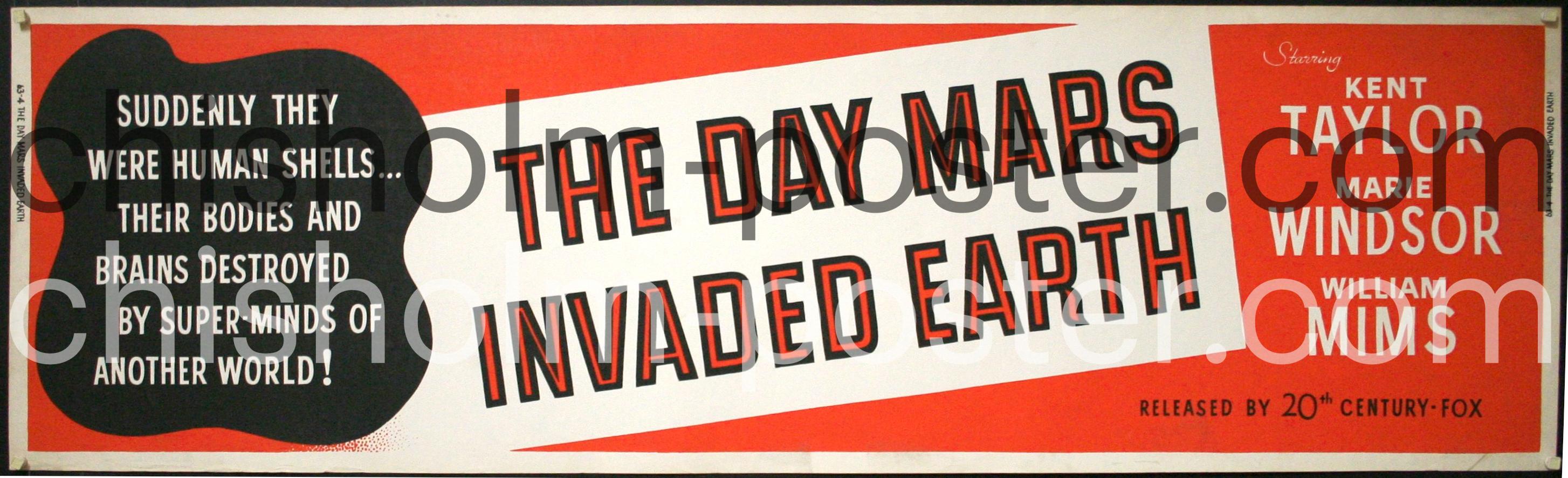 Day Mars Invaded Earth, The - horizontal movie banner | Original ...