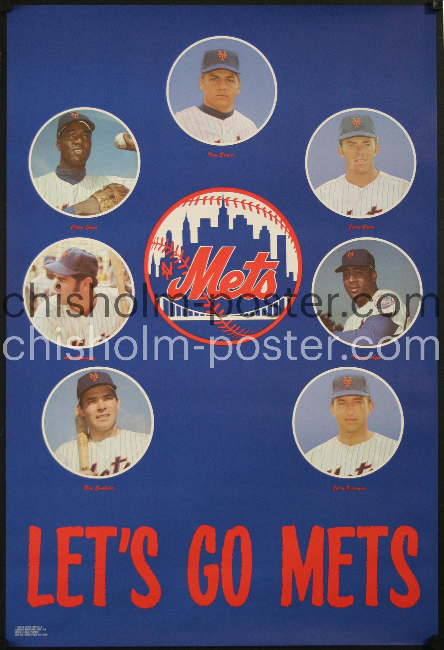 Let's Go Mets | Original Vintage Poster | Chisholm Larsson Gallery
