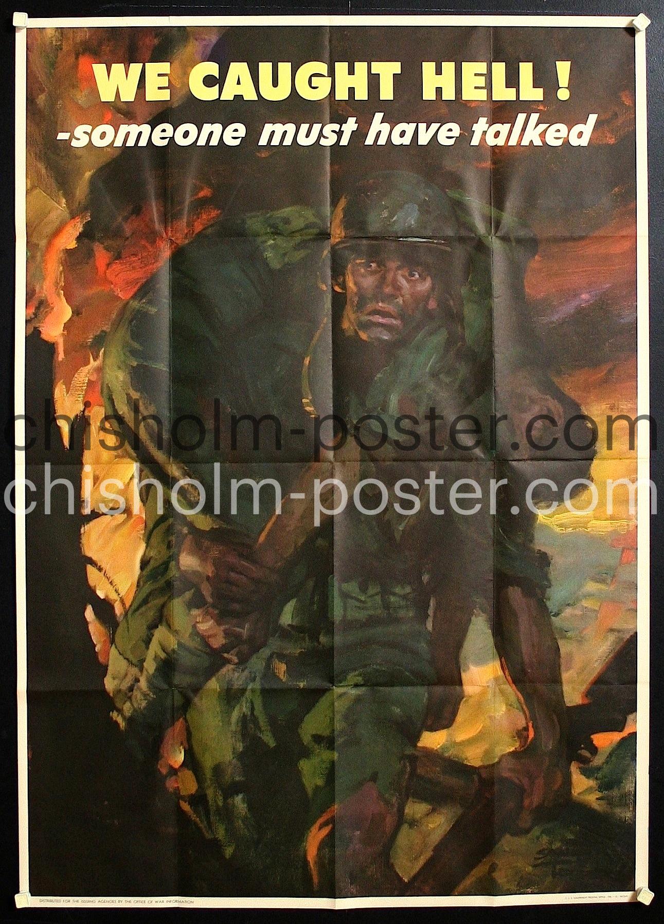 We Caught Hell! - Someone Must Have Talked | Original Vintage Poster ...