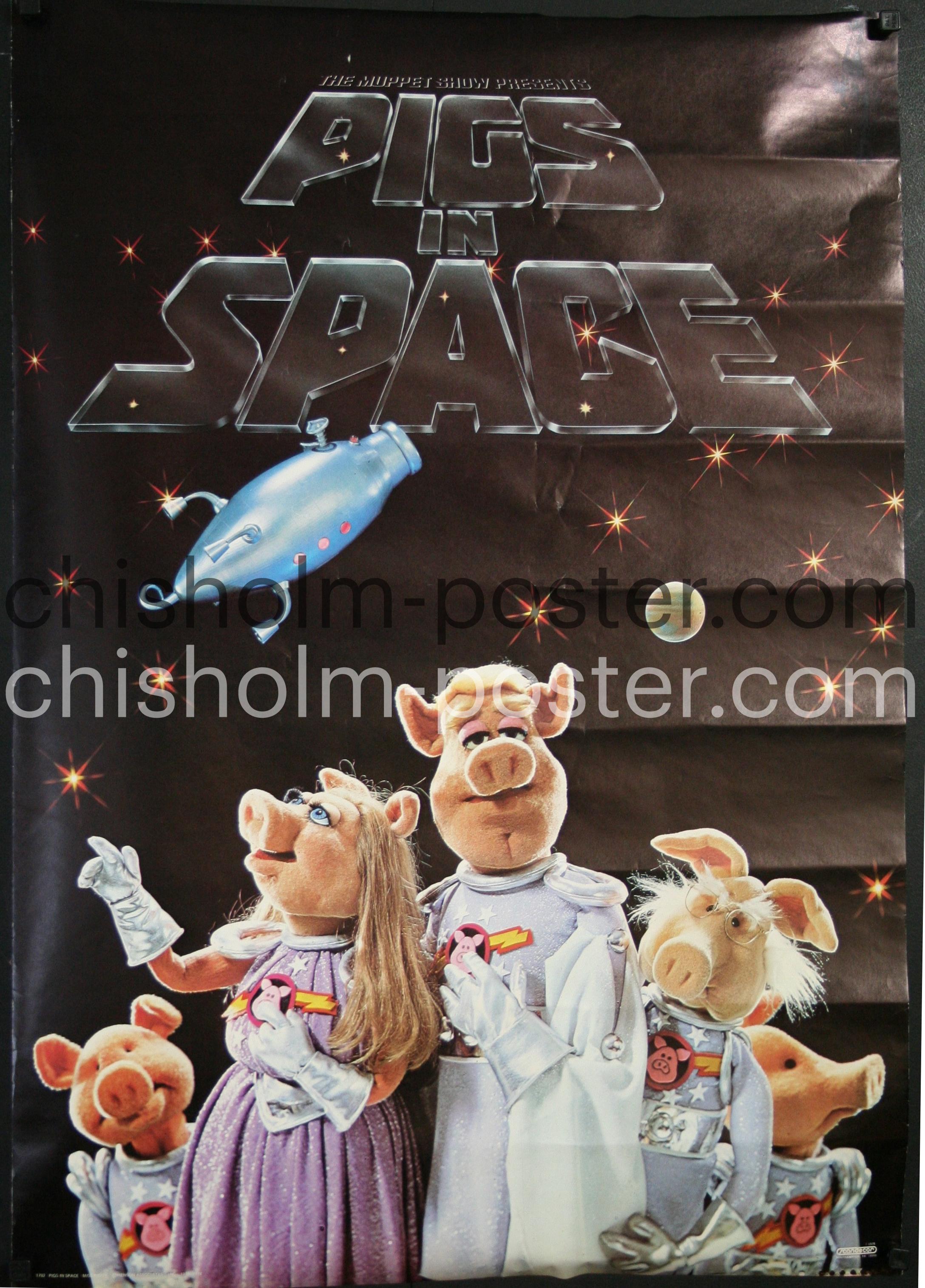 Pigs in Space, The Muppet Show | Original Vintage Poster | Chisholm ...
