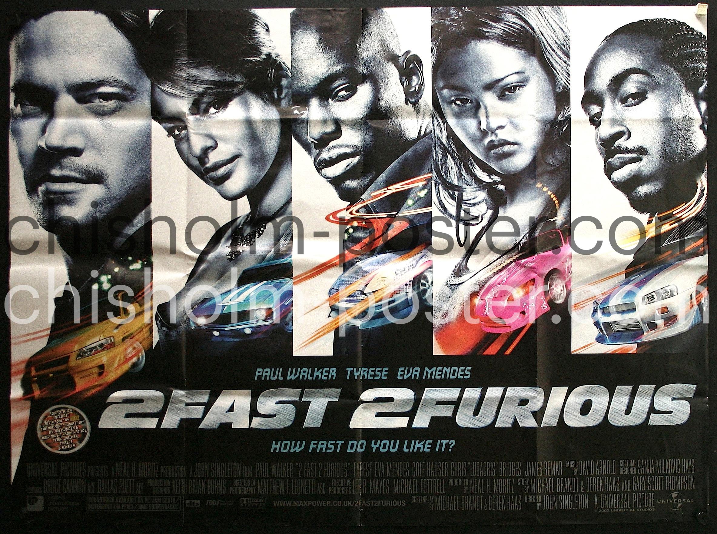 2 Fast 2 Furious | Original Vintage Poster | Chisholm Larsson Gallery