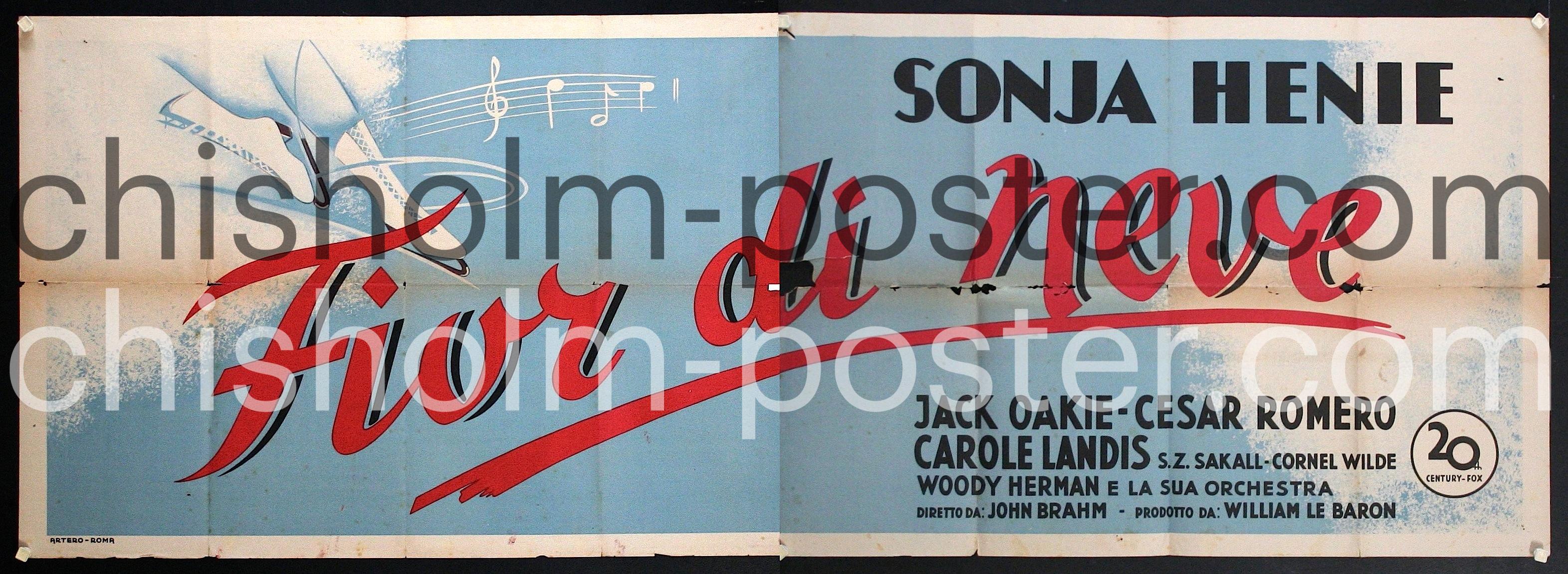 Fior di Neve- Banner | Original Vintage Poster | Chisholm Larsson Gallery