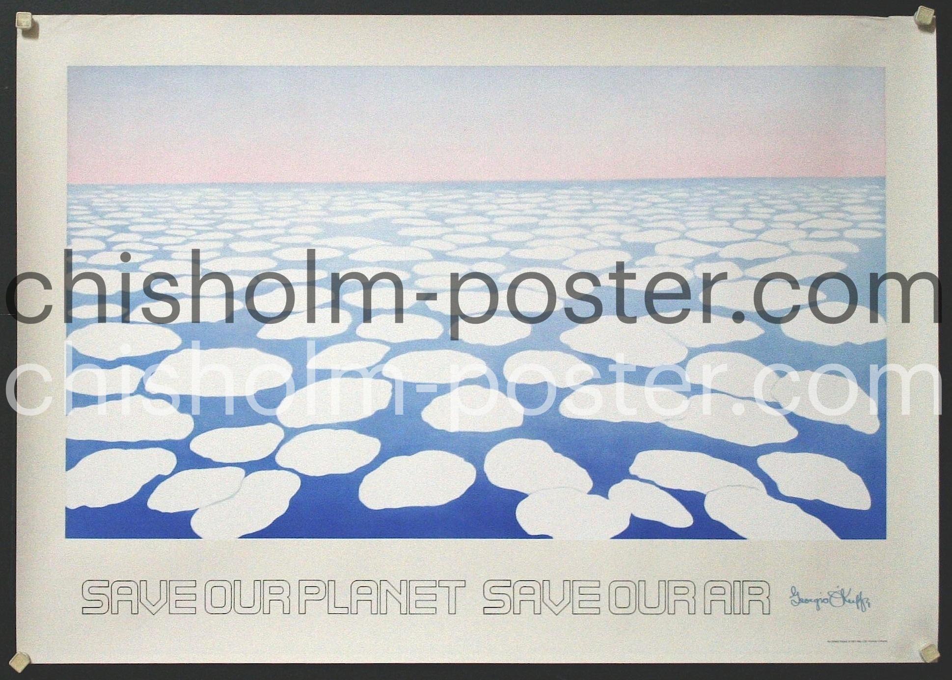Save Our Planet Save Our Air | Original Vintage Poster | Chisholm ...