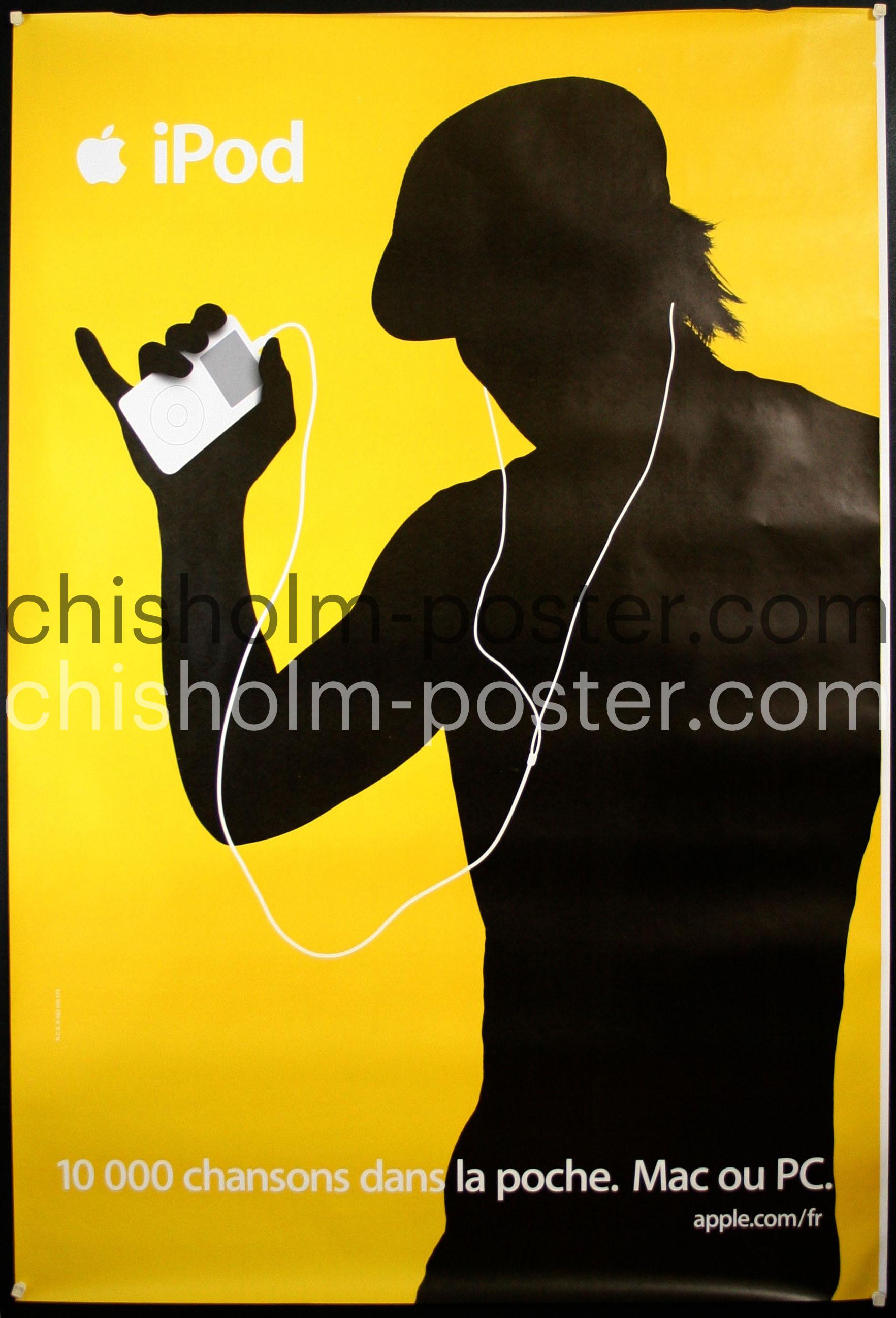 iPod, Apple Computers (25) French | Original Vintage Poster | Chisholm ...