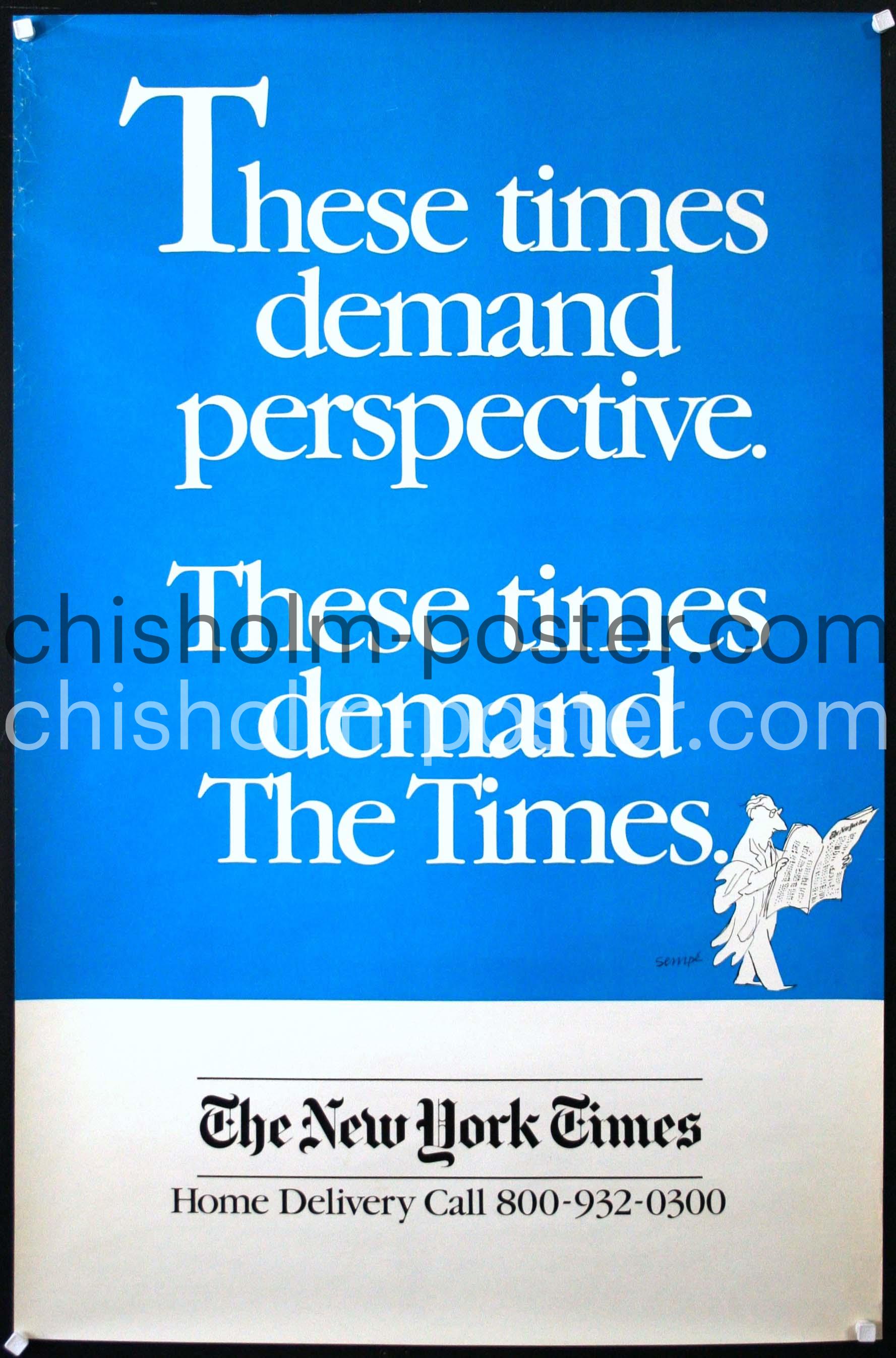 The New York Times - These times demand perspective. These times demand ...