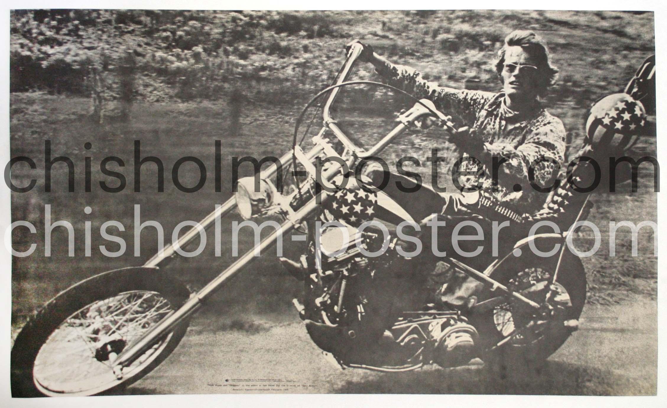 Peter Fonda and Chopper - Easy Rider | Original Vintage Poster ...