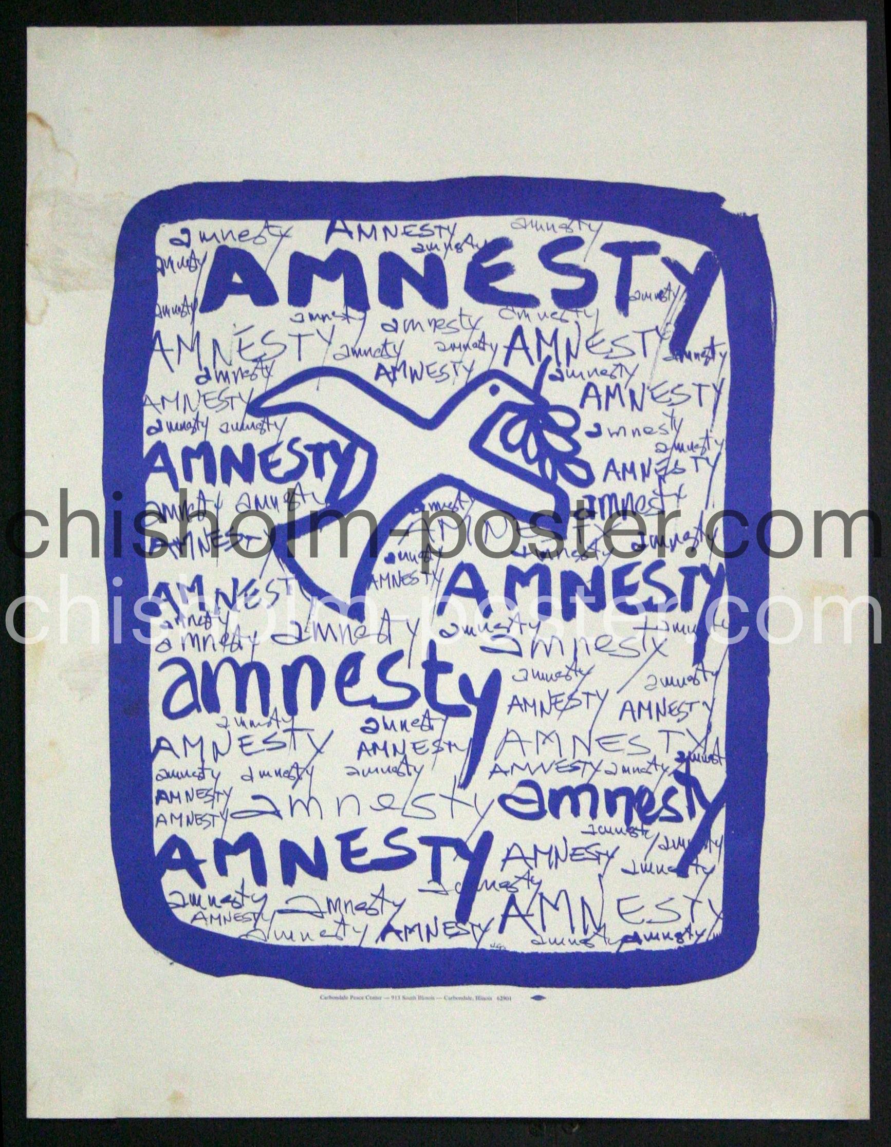 Amnesty | Original Vintage Poster | Chisholm Larsson Gallery