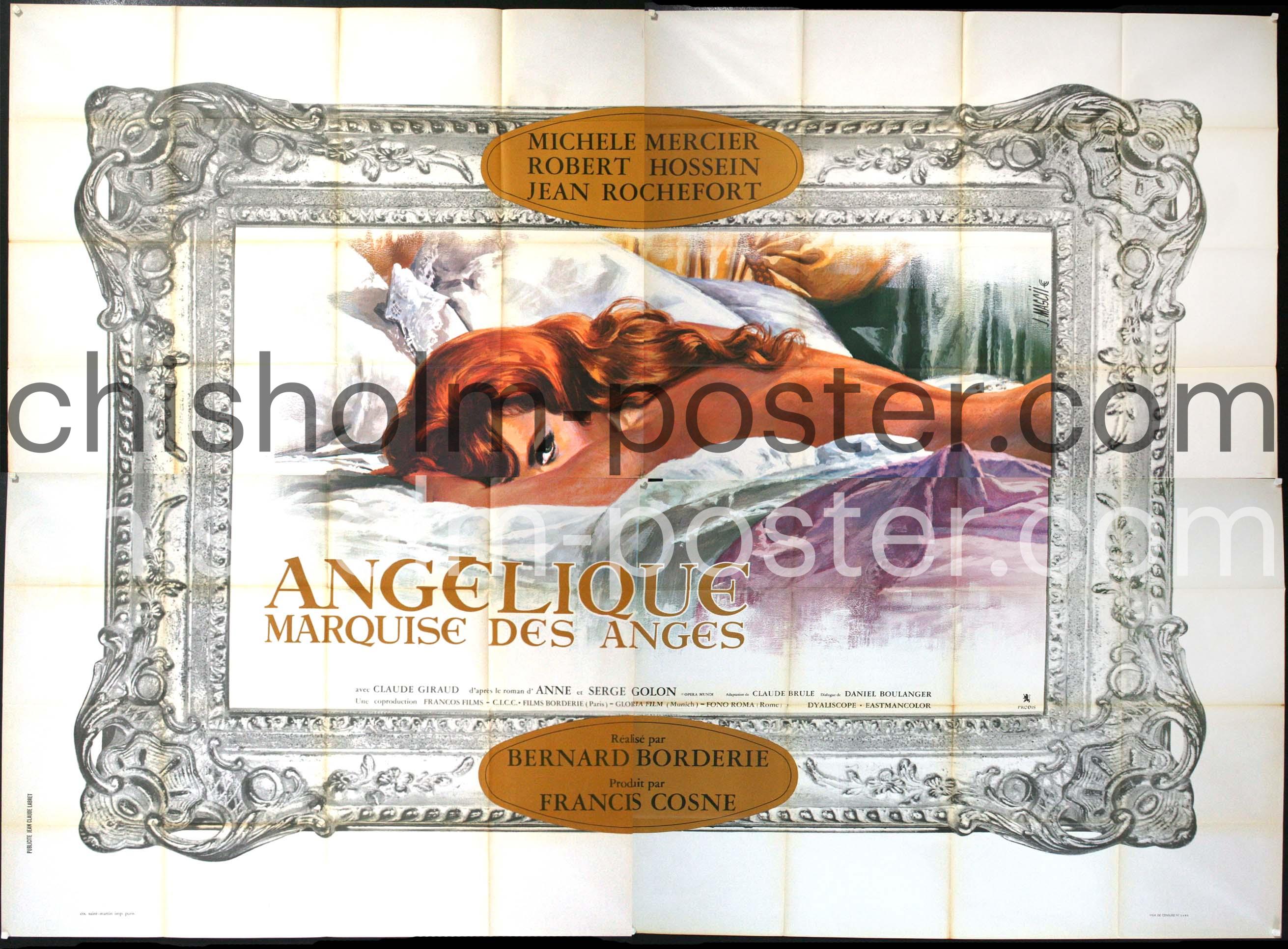 Angelique, Marquise Des Anges | Original Vintage Poster | Chisholm ...