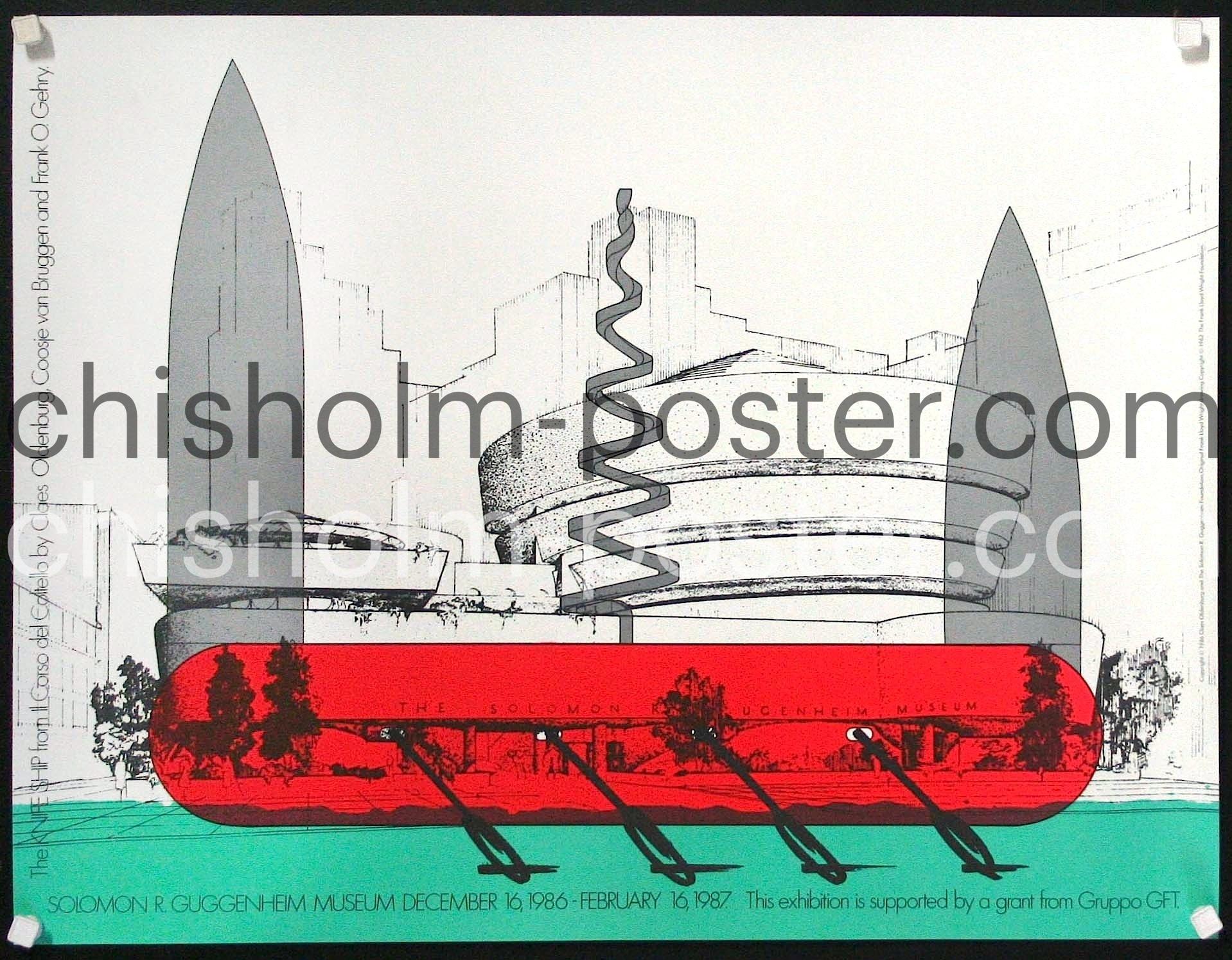 The Knife Ship from Il Corso del Coltello by Claes Oldenburg, Coosje ...