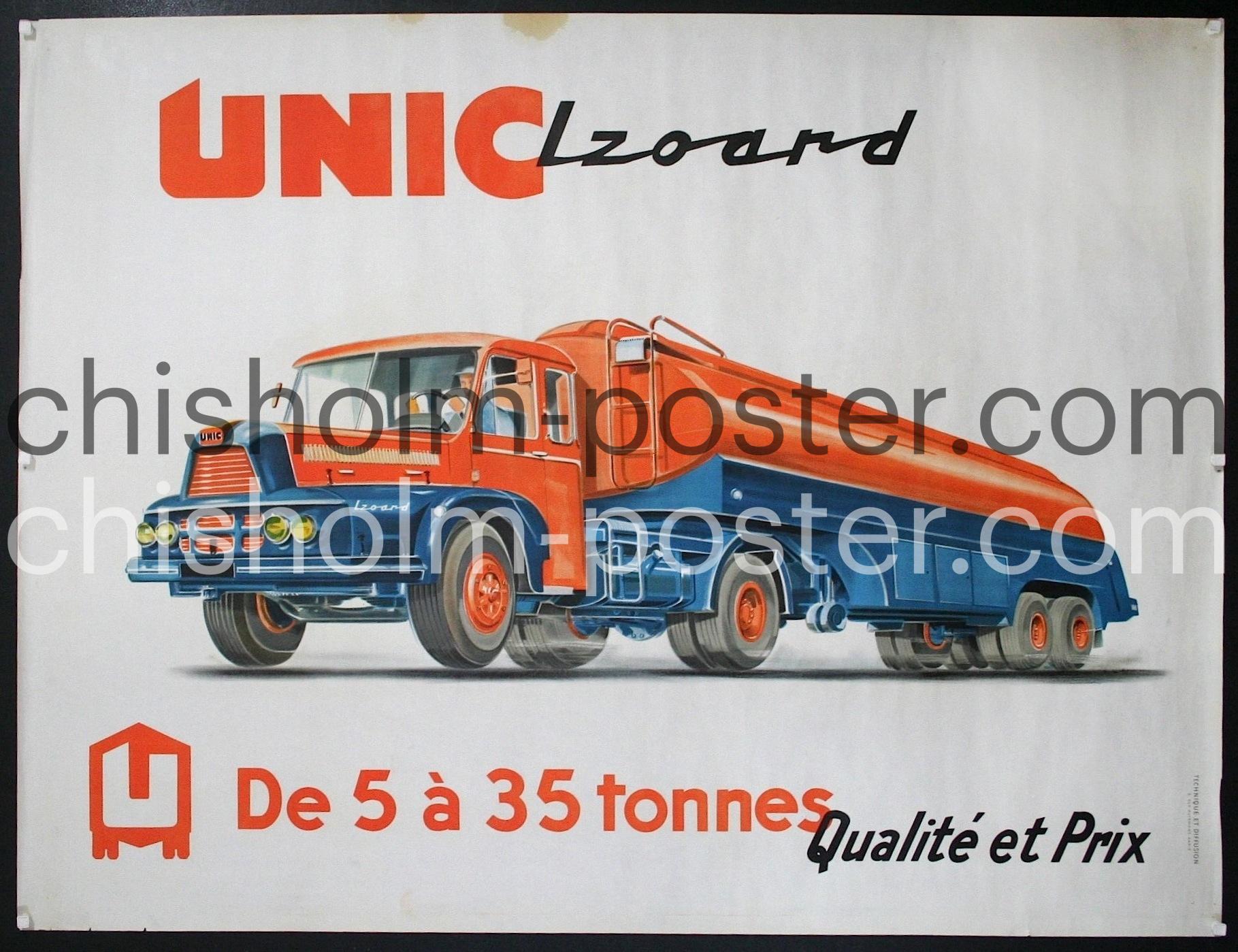 Unic Izoard (1) | Original Vintage Poster | Chisholm Larsson Gallery