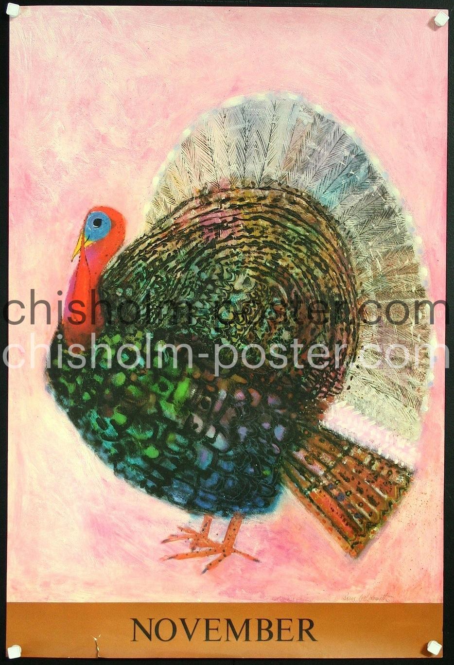 November by Brian Wildsmith - Turkey | Original Vintage Poster ...