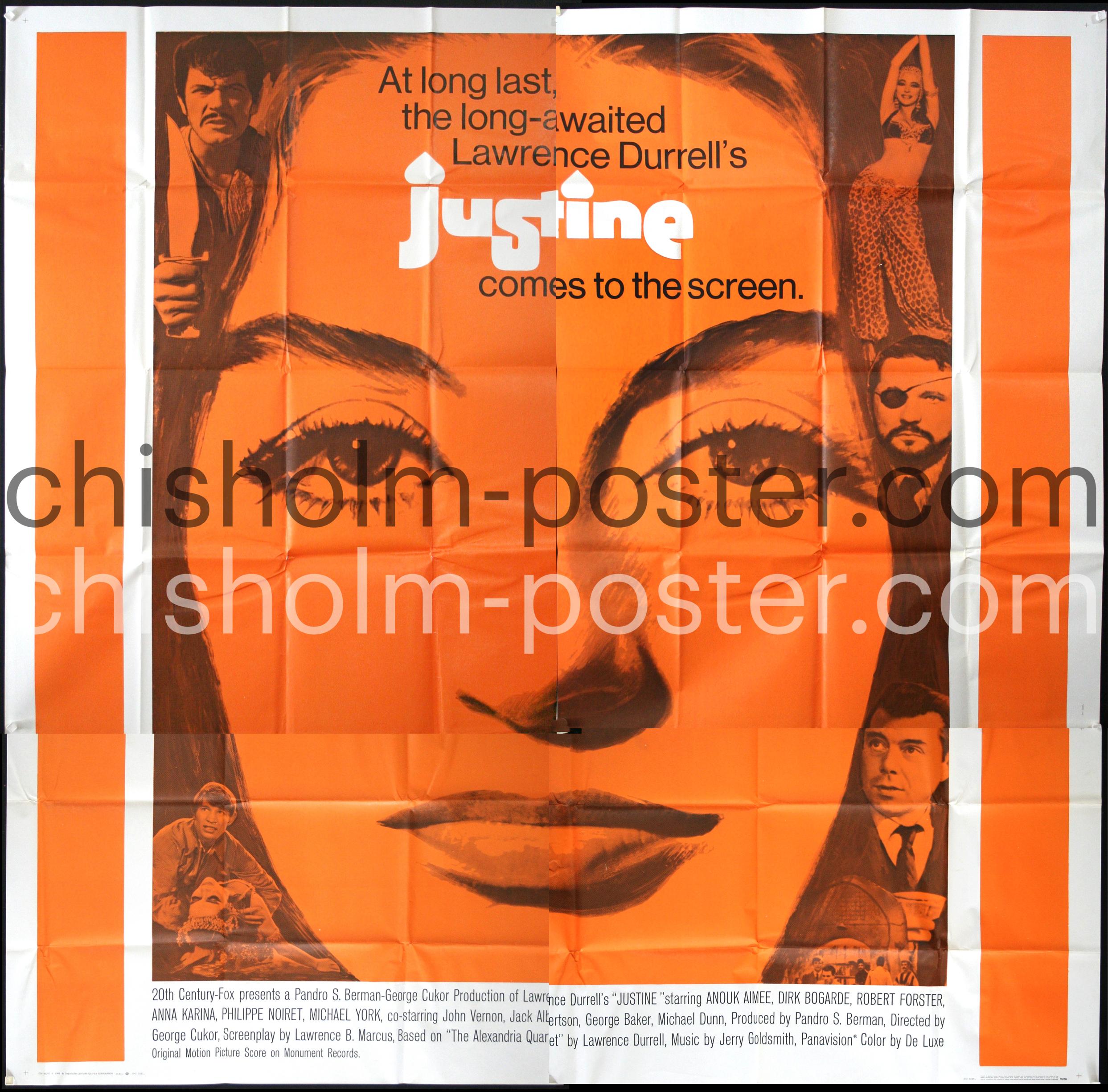 Justine | Original Vintage Poster | Chisholm Larsson Gallery