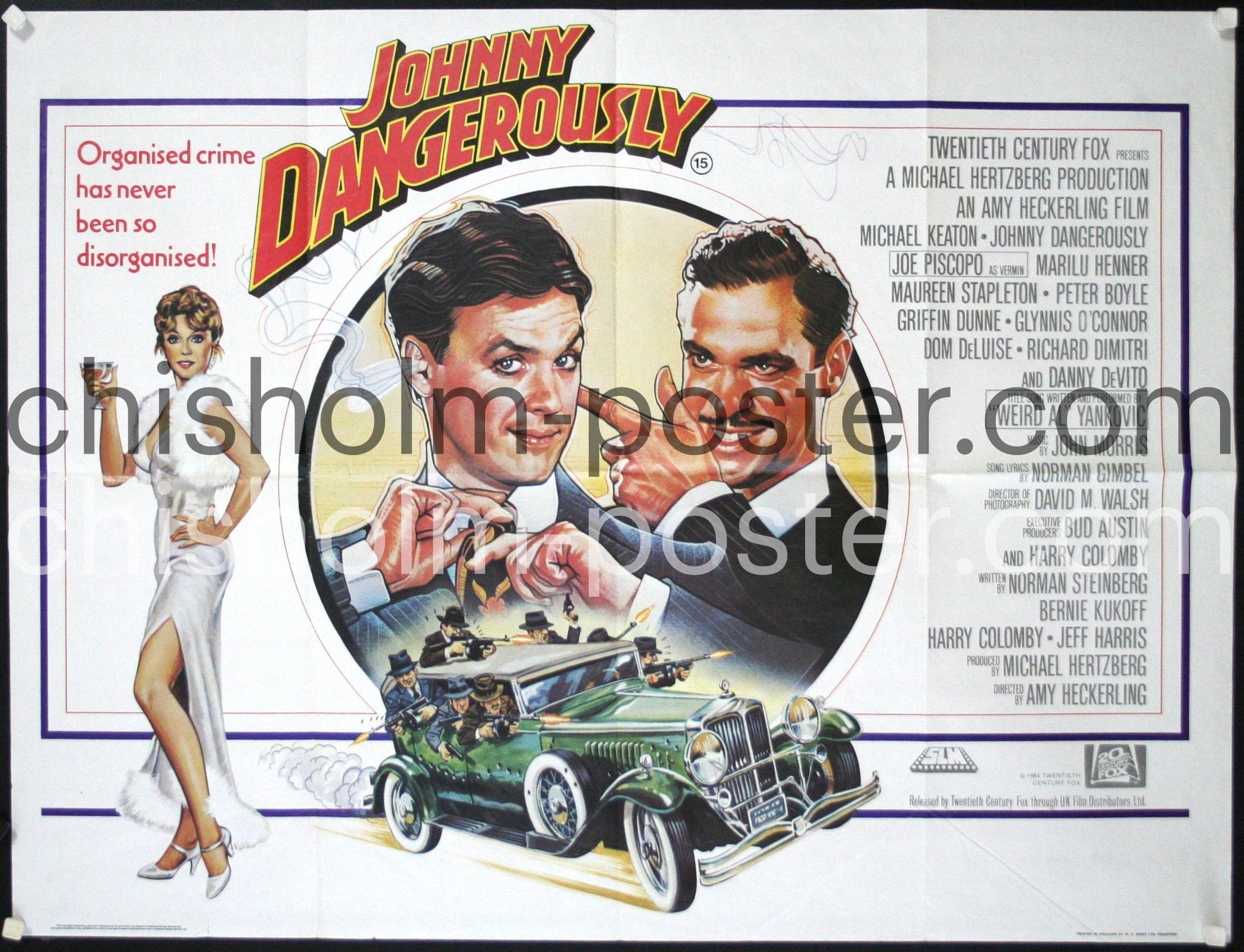 Johnny Dangerously | Original Vintage Poster | Chisholm Larsson Gallery