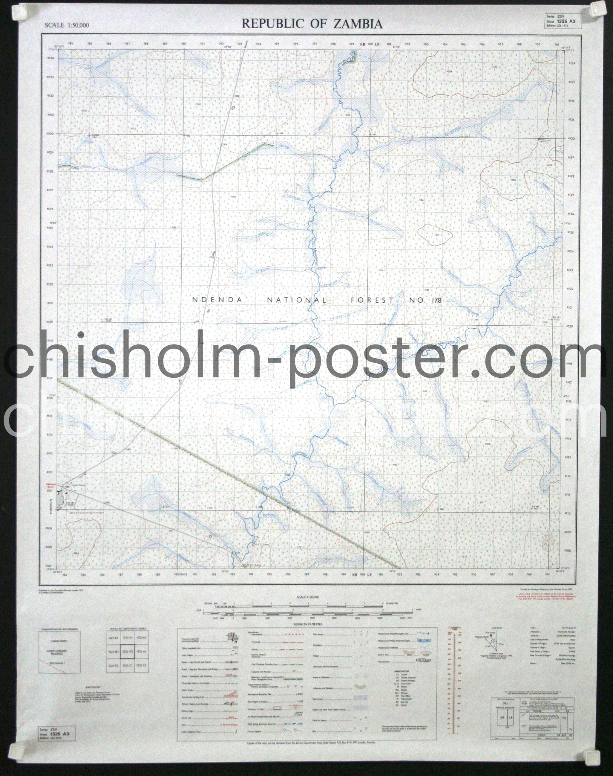 Republic of Zambia, Ndenda National Forest (2) | Original Vintage ...