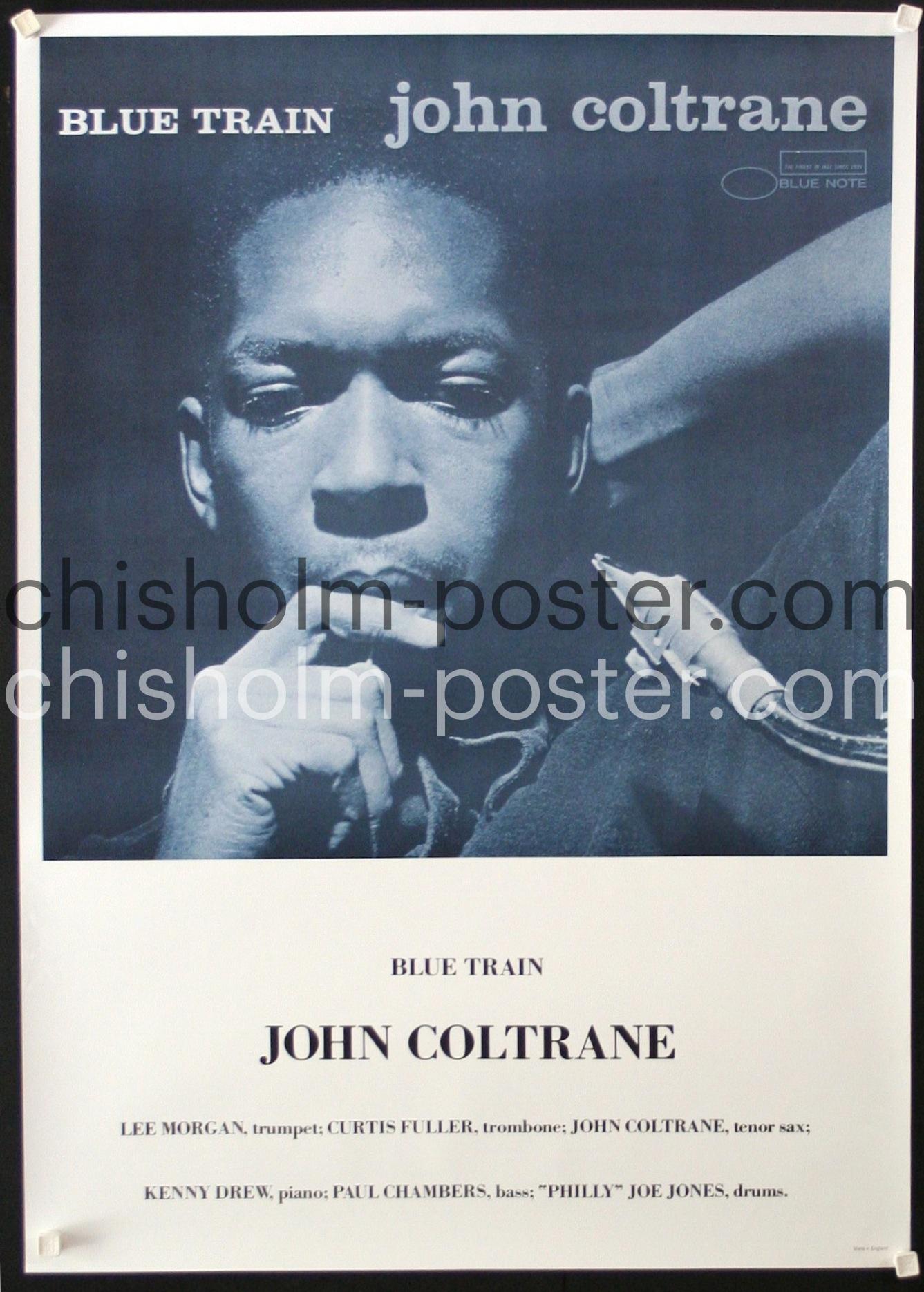 John Coltrane - Blue Train | Original Vintage Poster | Chisholm Larsson ...