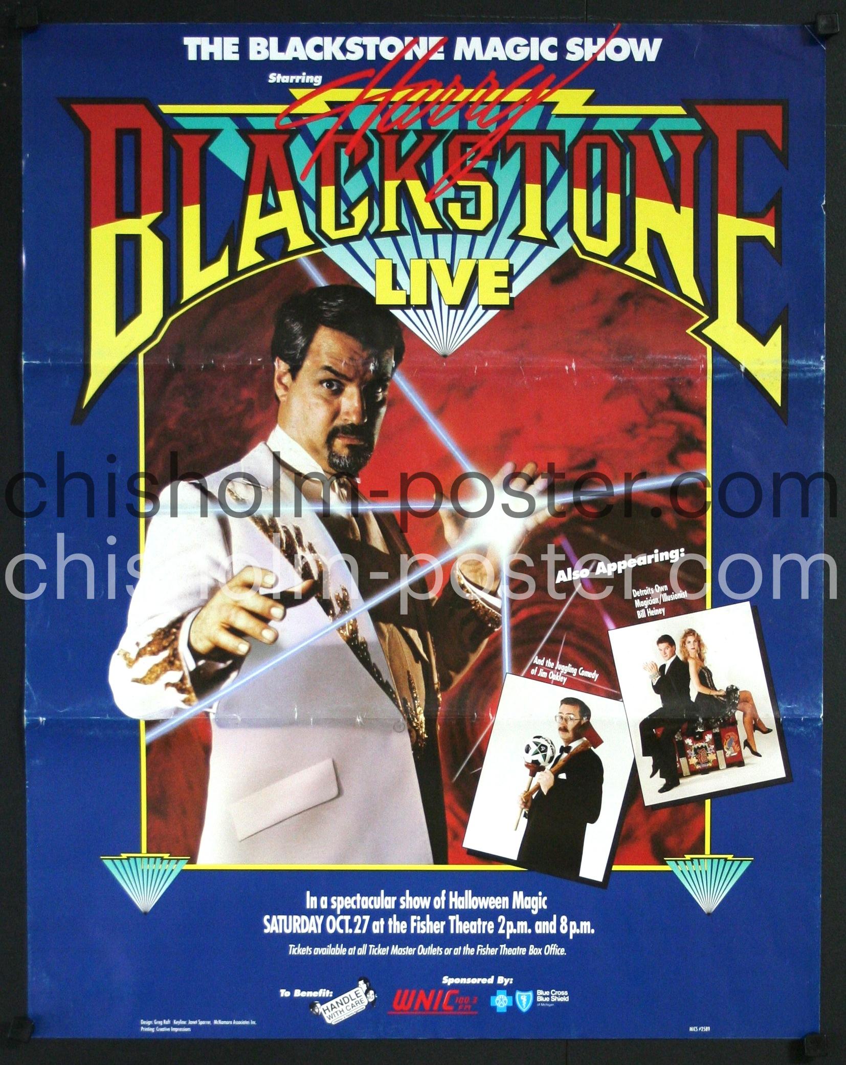 The Blackstone Magic Show starring Harry Blackstone | Original Vintage ...
