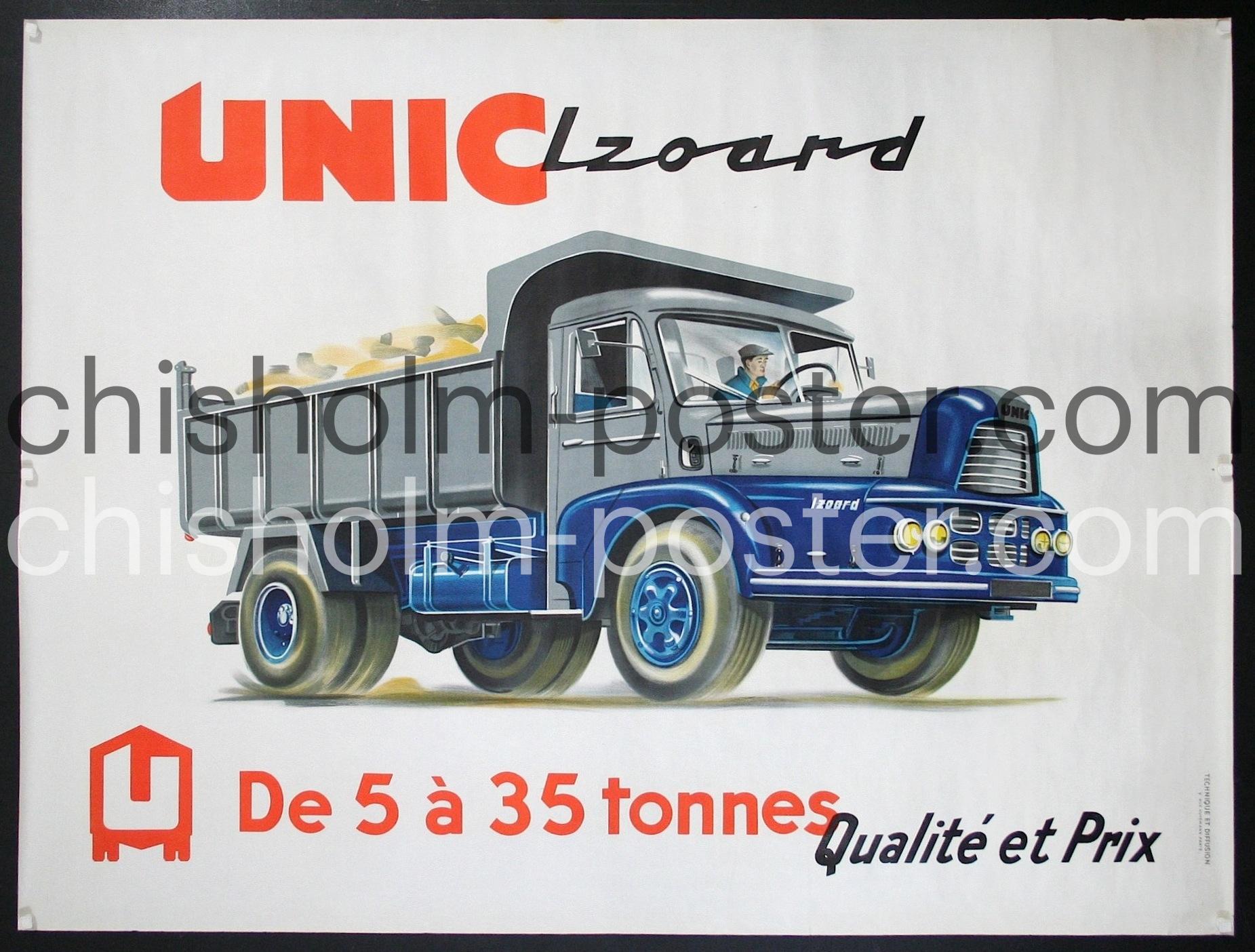 Unic Izoard (2) | Original Vintage Poster | Chisholm Larsson Gallery