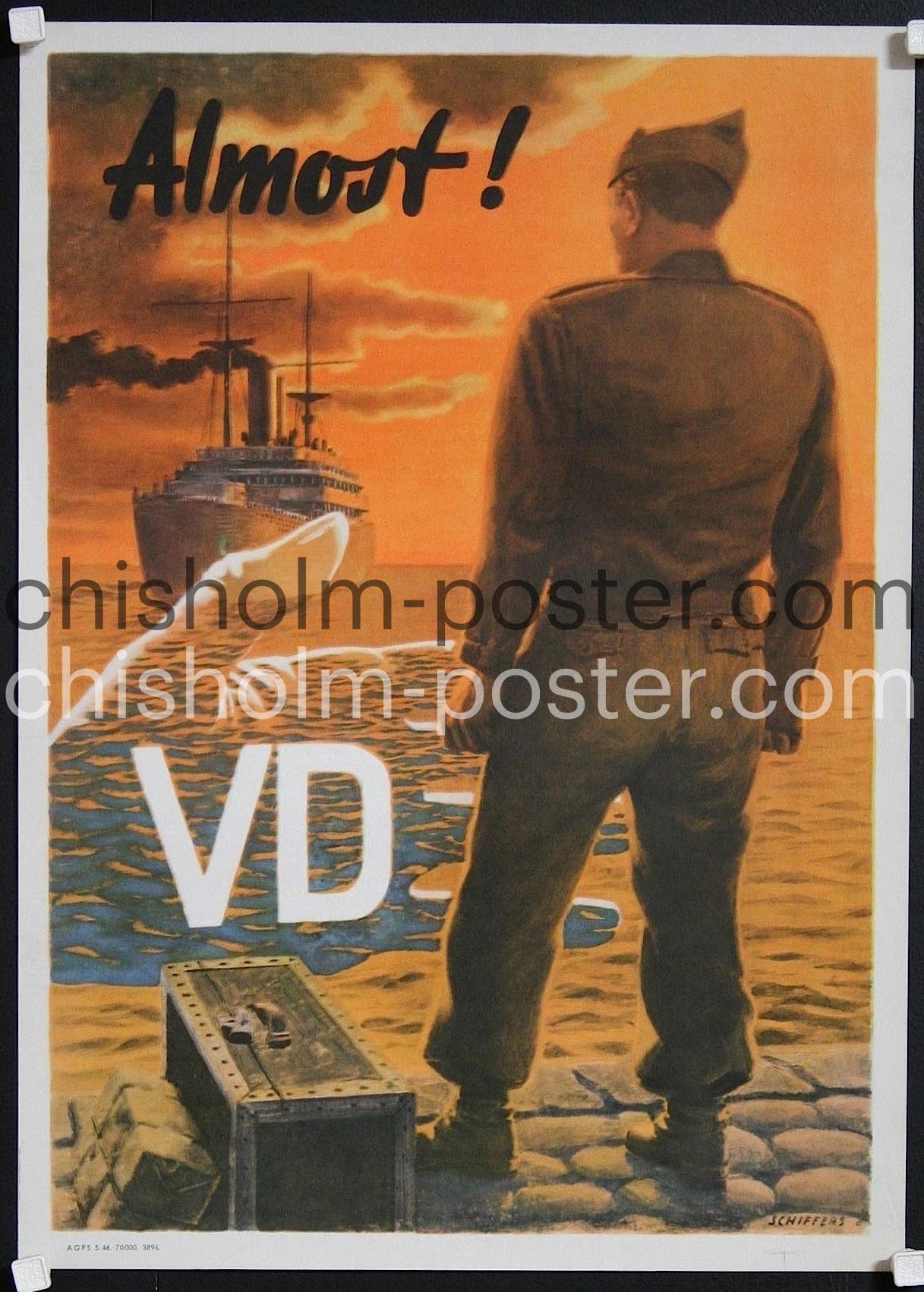 VD - Almost! | Original Vintage Poster | Chisholm Larsson Gallery