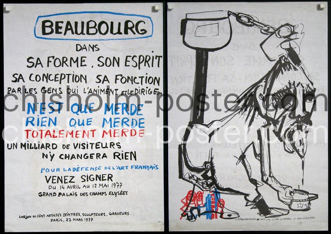 Beaubourg - N'est Que Merde, Rien Que Merde, Totalement Merde ...