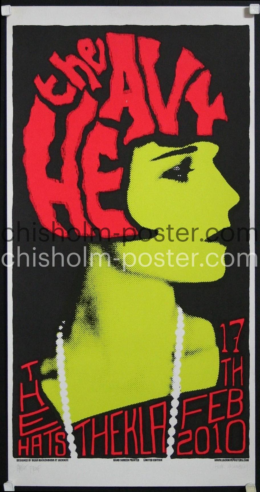 The Heavy - The Hats - The KLA - Louise Brooks - Artist Proof ...