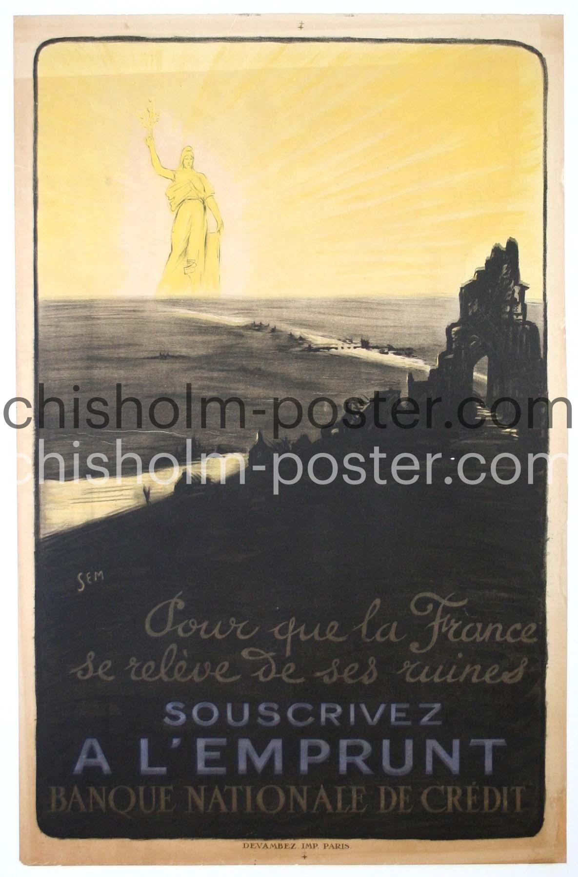 Souscrivez A L' Emprunt - Banque Nationale De Credit | Original Vintage ...