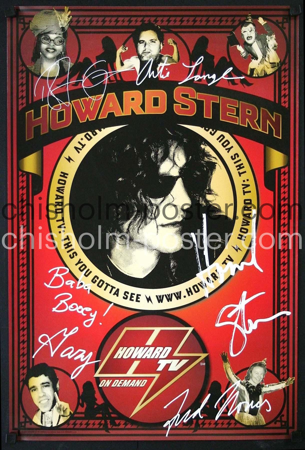 Howard Stern - Howard TV | Original Vintage Poster | Chisholm Larsson ...