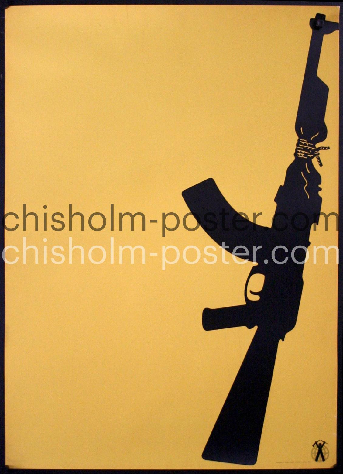 Shigeo Fukuda - (Gun) | Original Vintage Poster | Chisholm Larsson Gallery