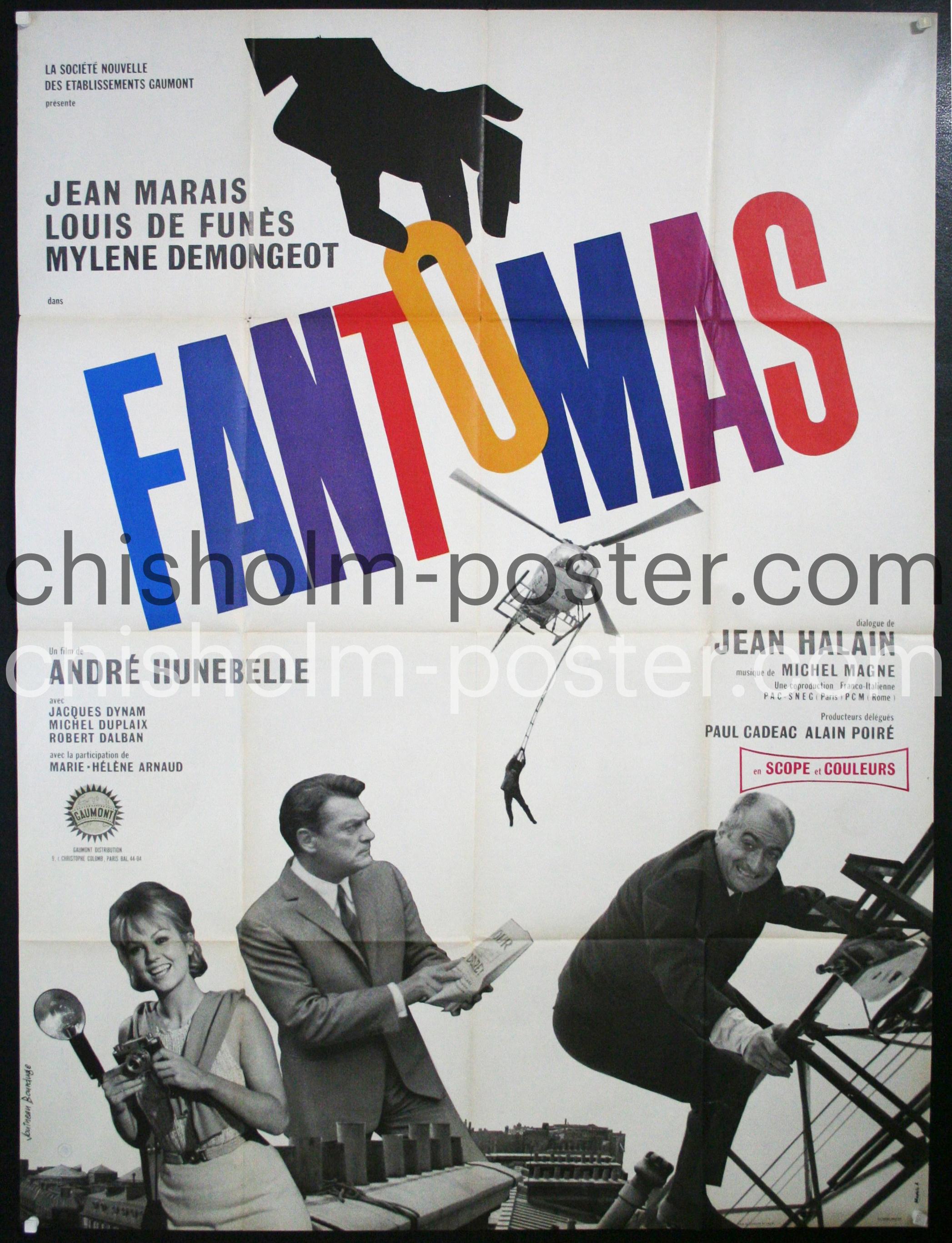 Fantomas (1) (French) | Original Vintage Poster | Chisholm Larsson Gallery