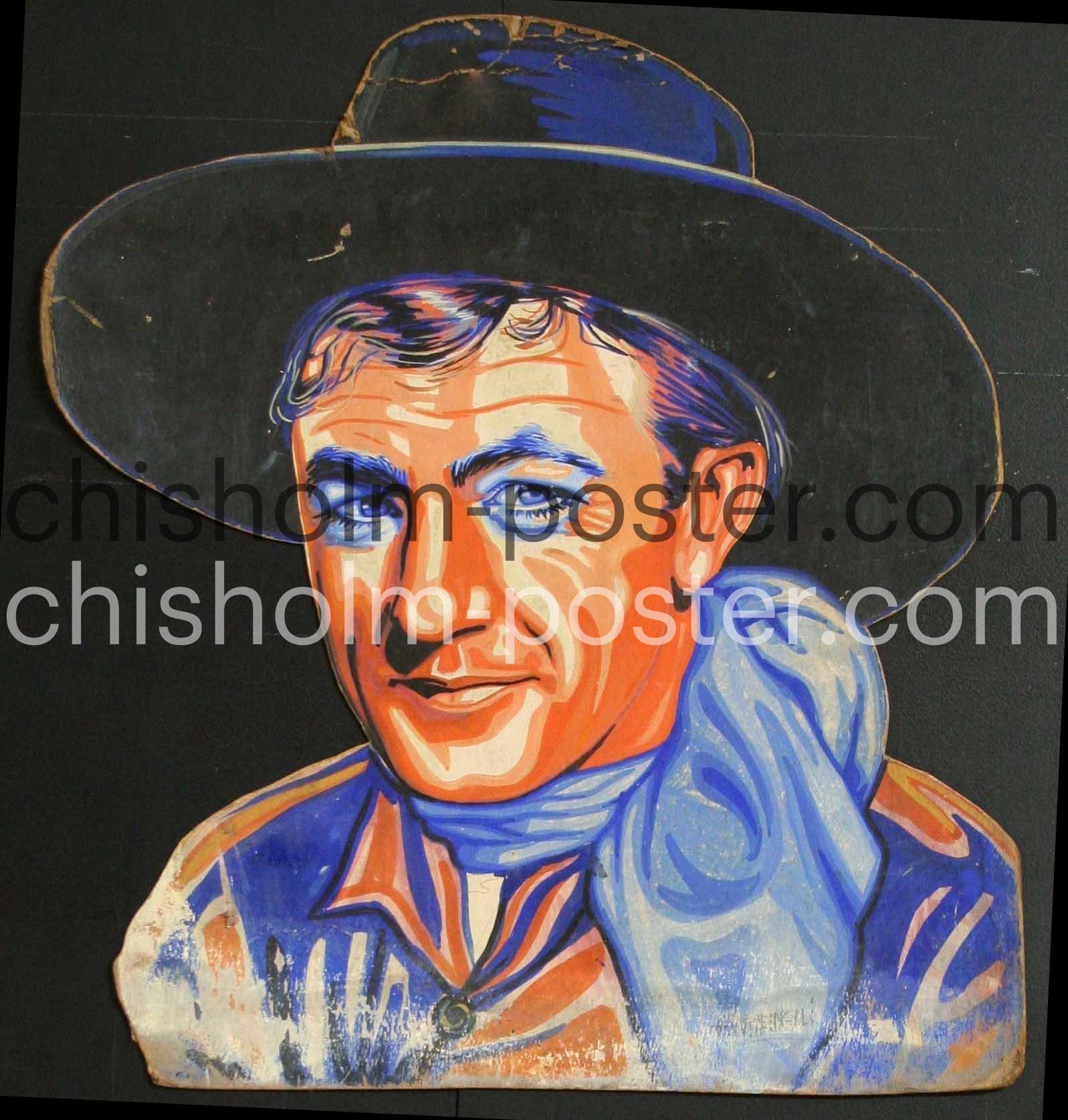 Gary Cooper (Original Artwork - Cutout) - The Winning of Barbara Worth ...