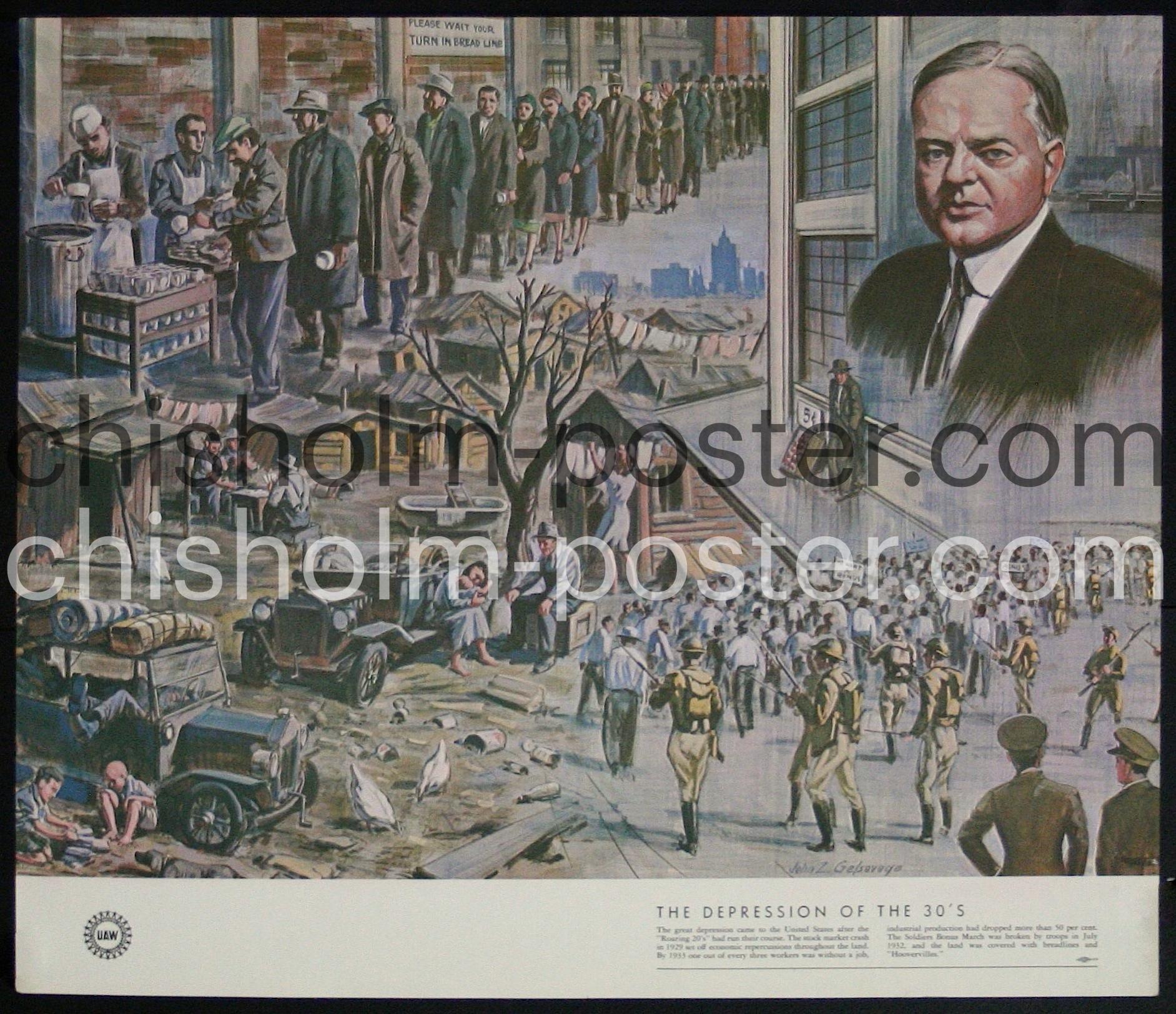 United Automobile Workers UAW - The Depression of the 30's | Original ...