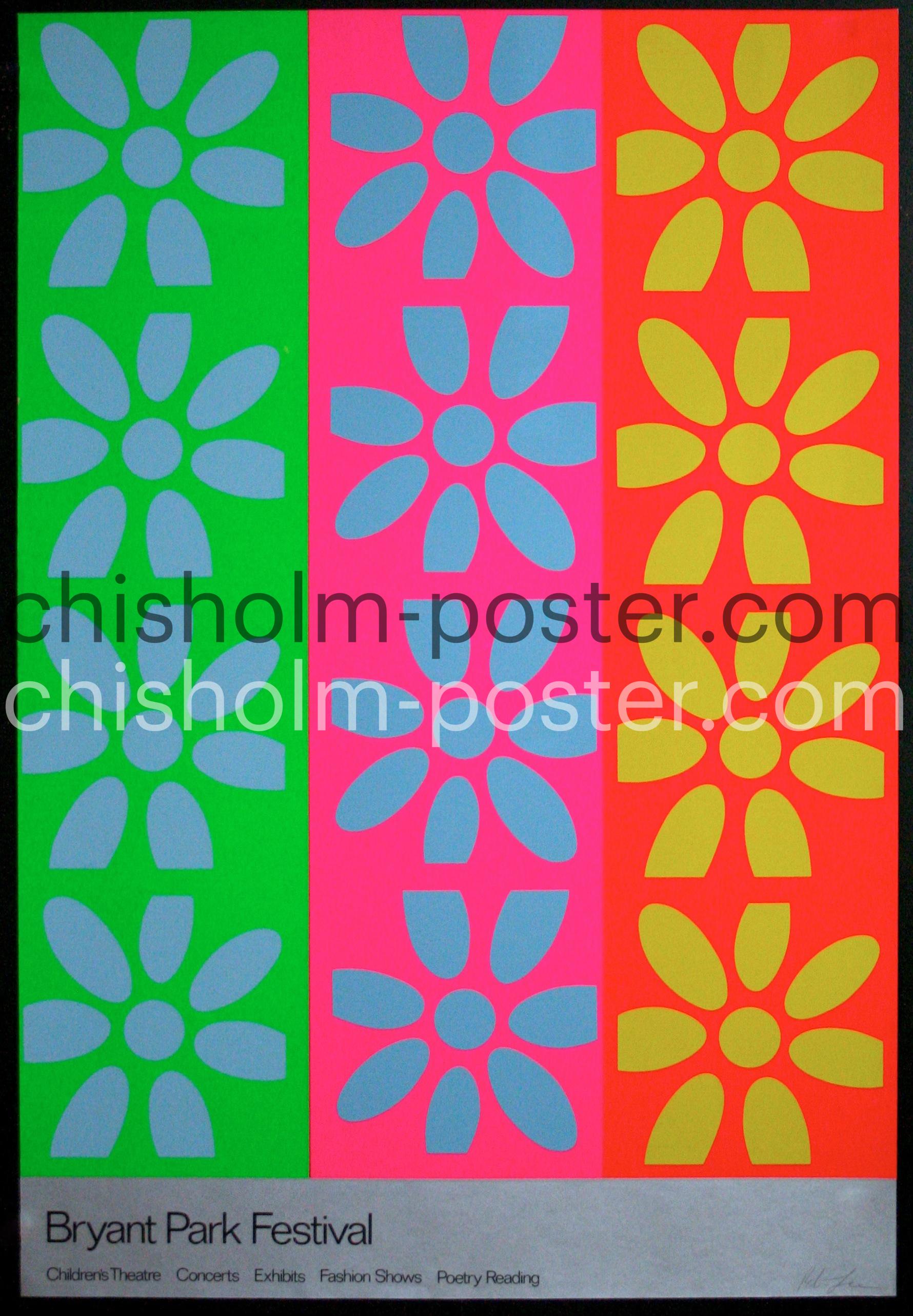 Peter Gee - Bryant Park Festival - Signed Silkscreen | Original Vintage ...