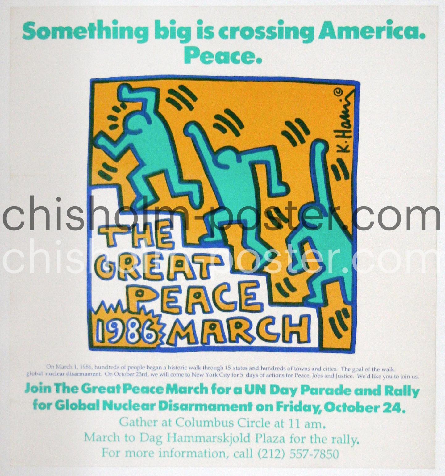 The Great Peace March 1986 - Something Big is Crossing America. Peace ...