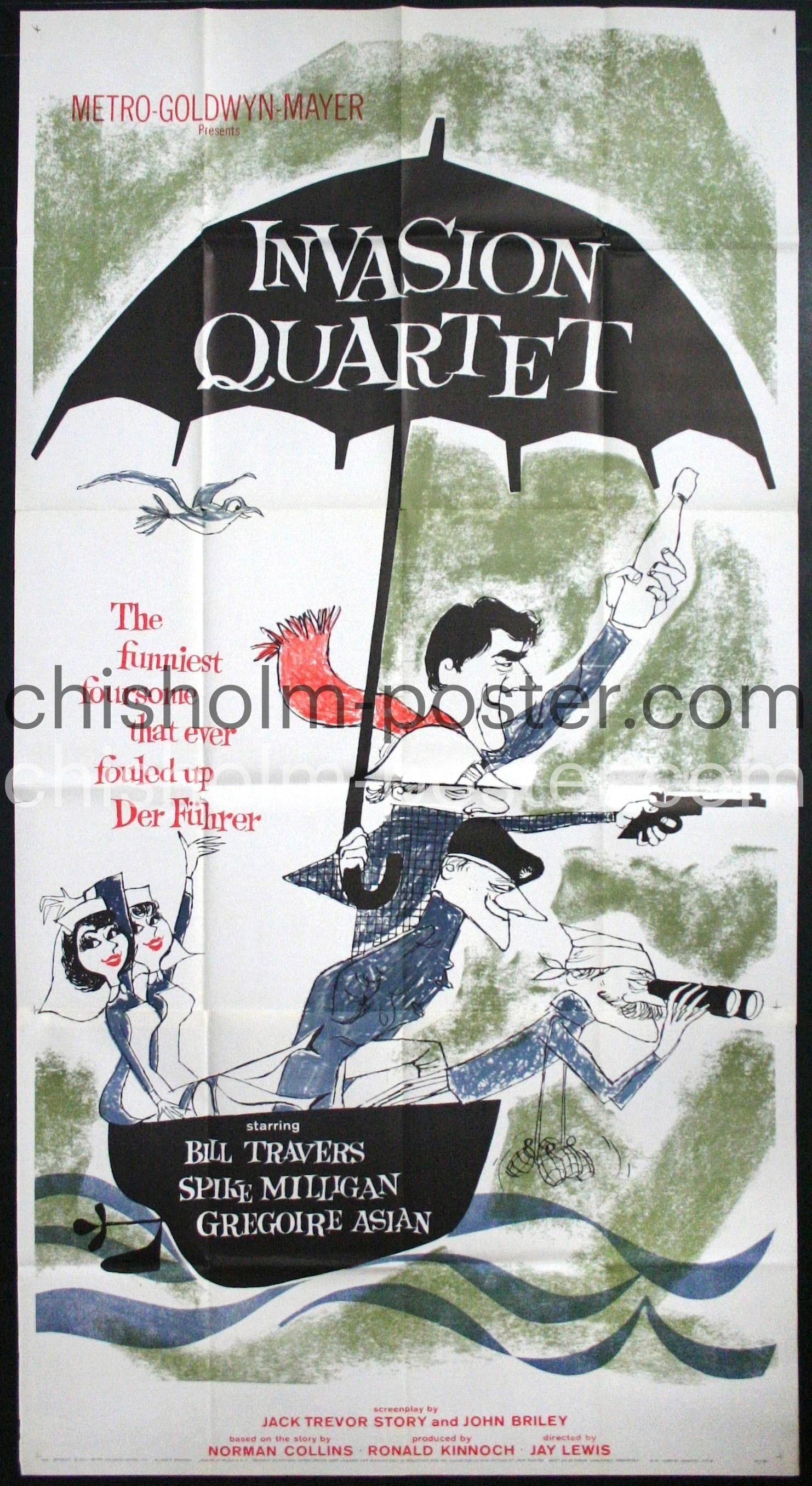 Invasion Quartet | Original Vintage Poster | Chisholm Larsson Gallery