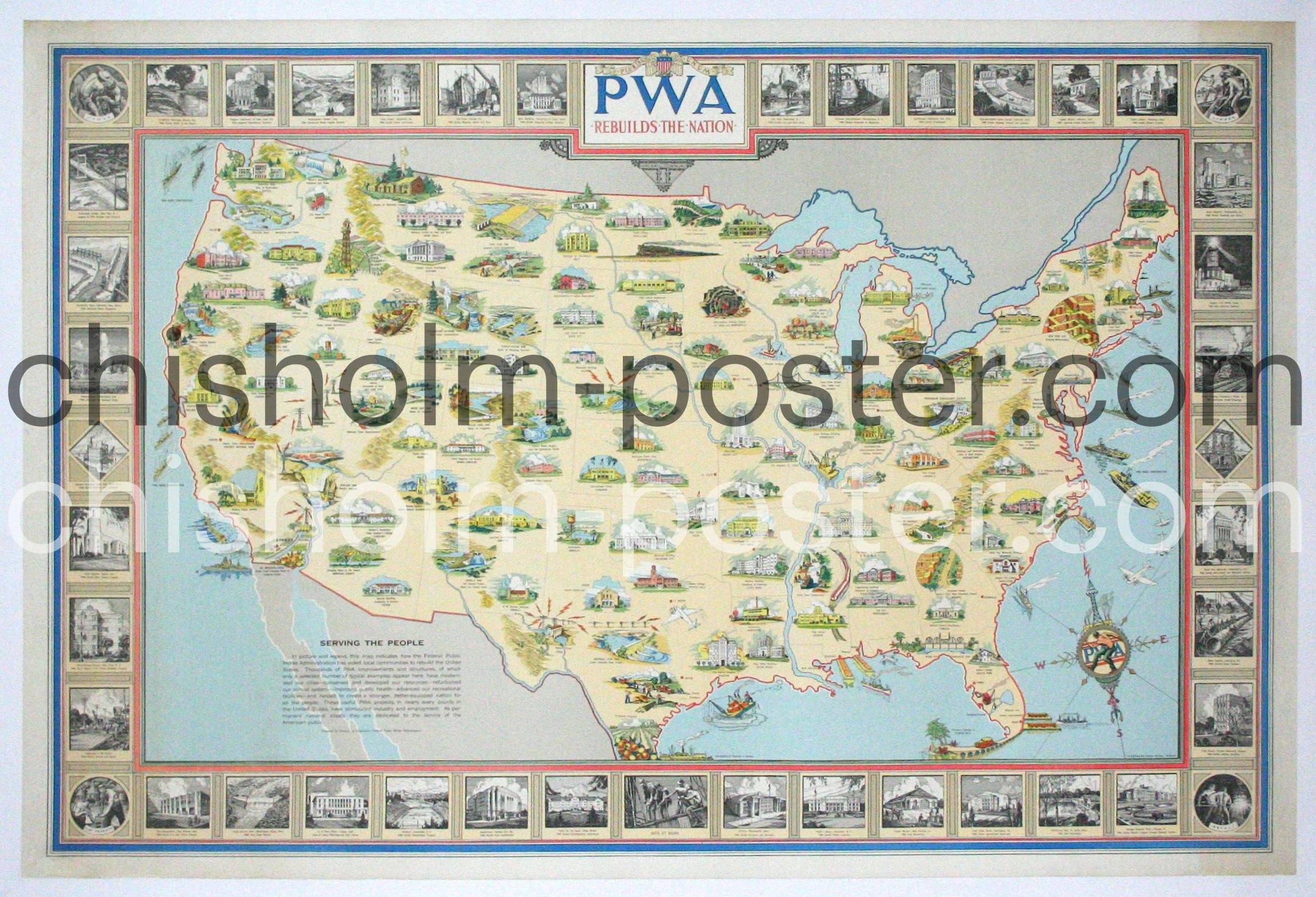 PWA - Federal Public Works Administration Rebuilds The Nation 1935 ...