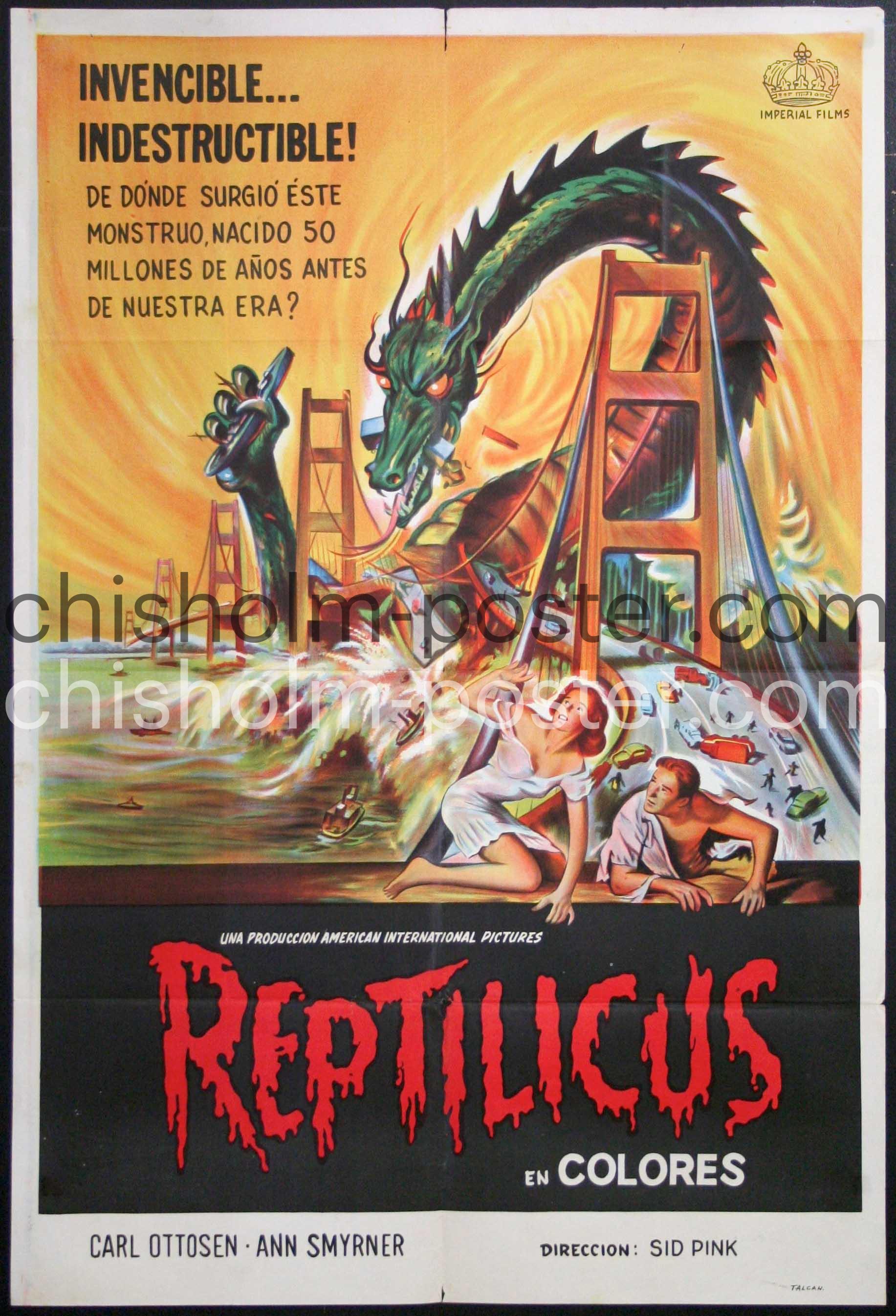 Reptilicus | Original Vintage Poster | Chisholm Larsson Gallery